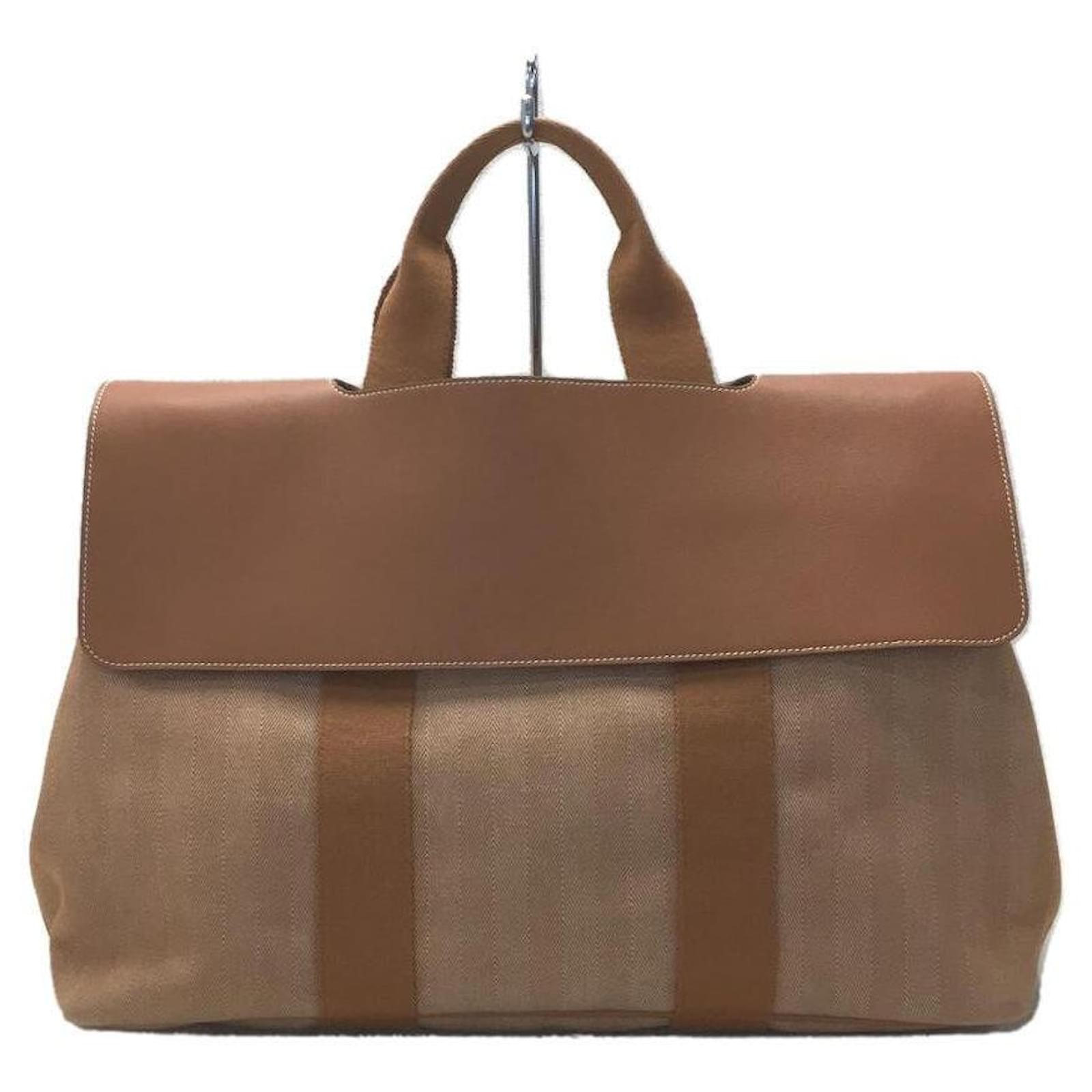 Hermès HERMES Valparaiso GM / Canvas / GLD / Herringbone / Tote Bag ...