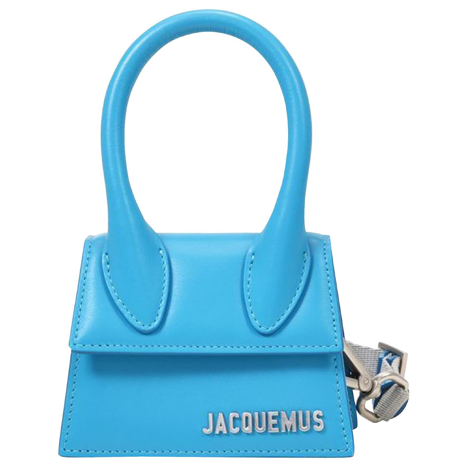 Jacquemus Le Chiquito Homme en Cuir Bleu ref.512426 - Joli Closet