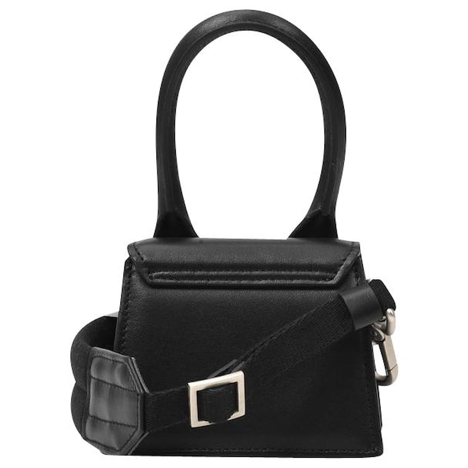 Jacquemus Le Chiquito Homme in Black Leather ref.512429 - Joli Closet