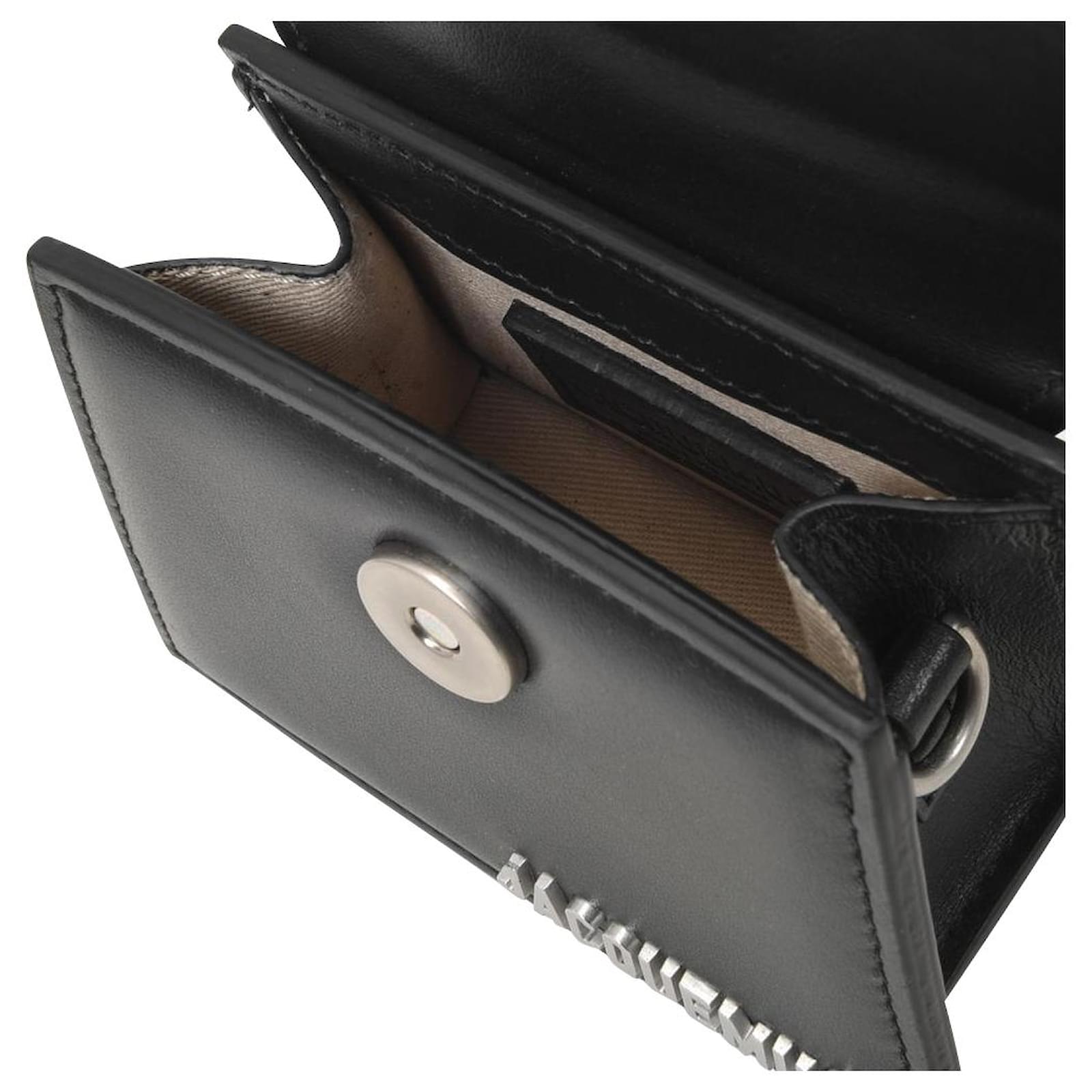 Jacquemus Le Chiquito Homme en Cuir Noir ref.512429 - Joli Closet