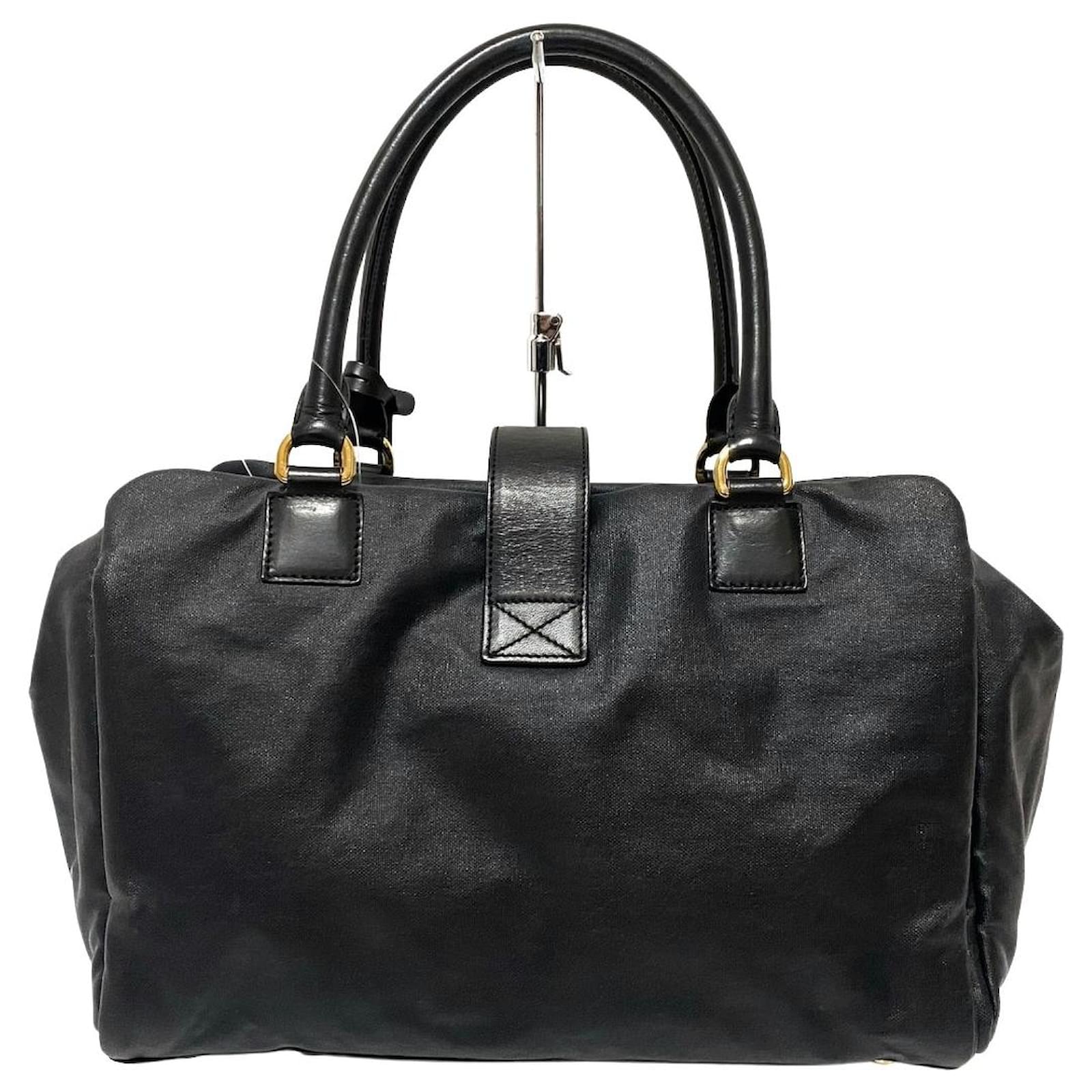 Loewe Sac à main Toile Noir ref.513363 - Joli Closet