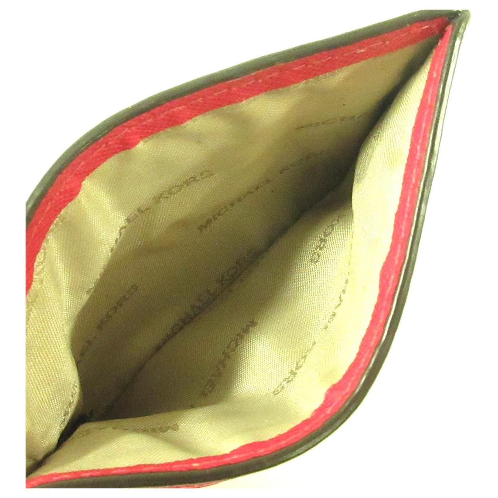 Michael Kors portefeuille Cuir Rose ref.513375 - Joli Closet