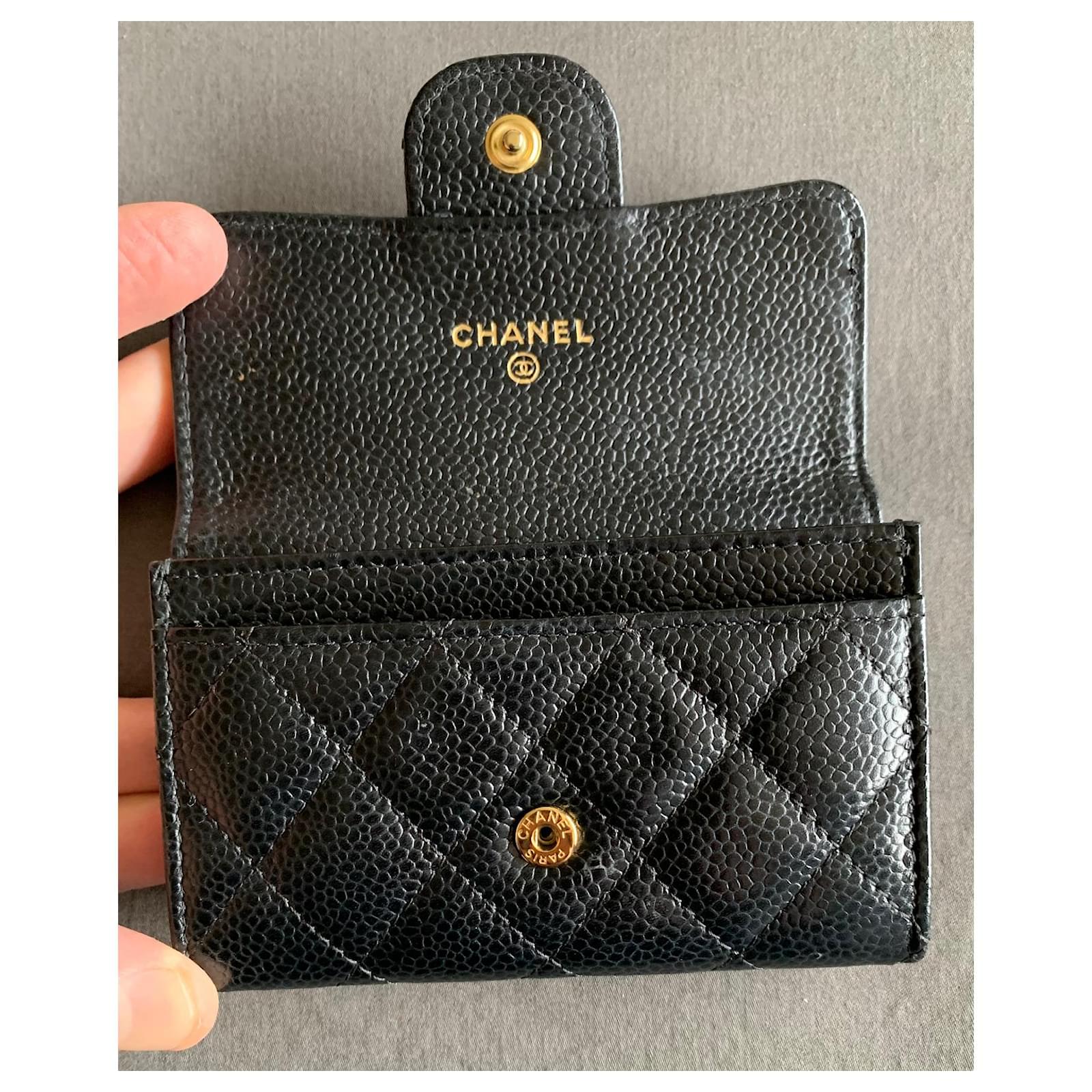 Chanel Porte-cartes Timeless Classique Cuir Noir ref.515331 - Joli Closet