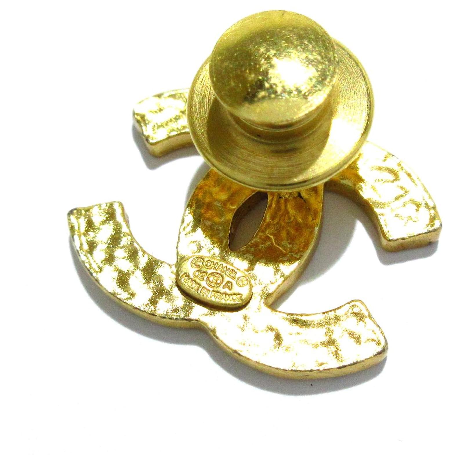 Chanel Brosche Schwarz Metall ref.521470 - Joli Closet