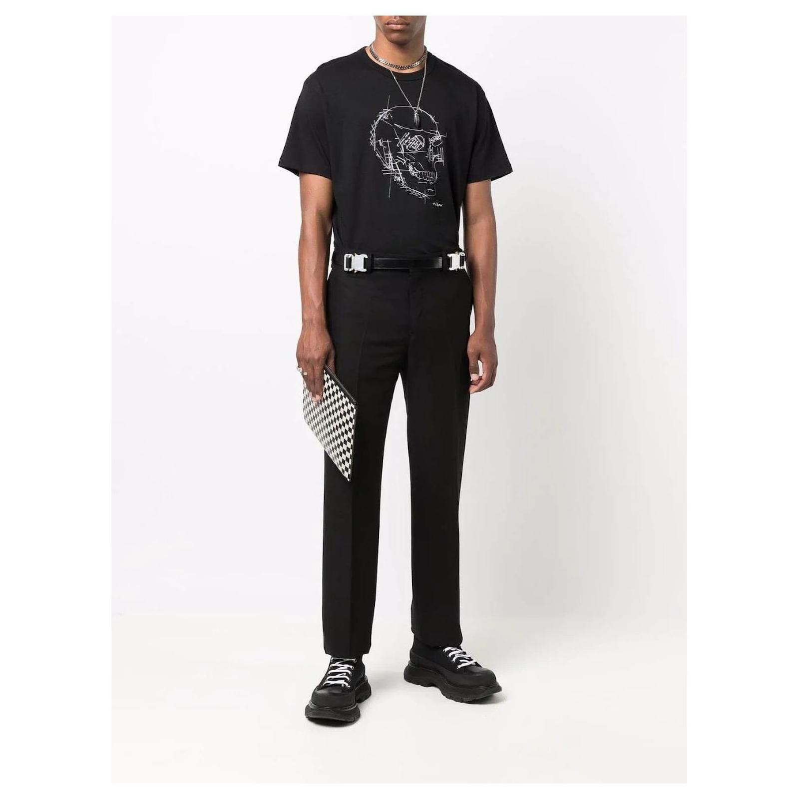 Alexander McQueen - black t -shirt skull Cotton ref.522330 - Joli Closet