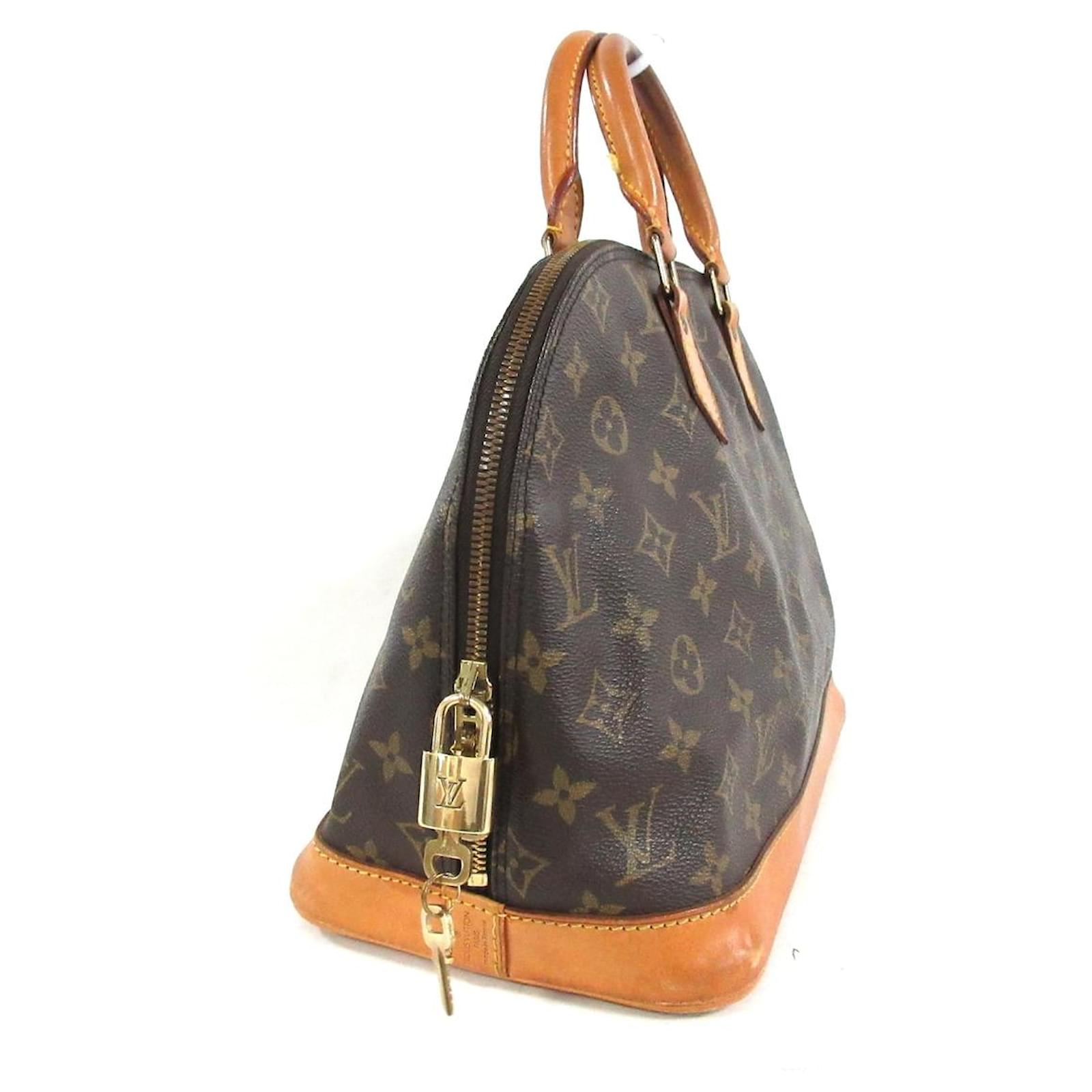 Louis Vuitton Alma Braun Leinwand ref.523606 - Joli Closet