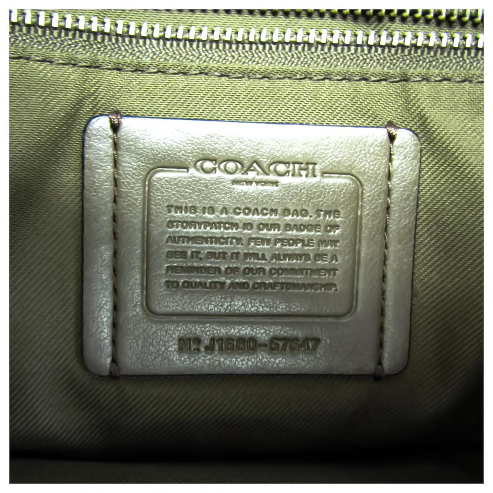 Sac à main Coach Cuir Marron ref.527918 - Joli Closet