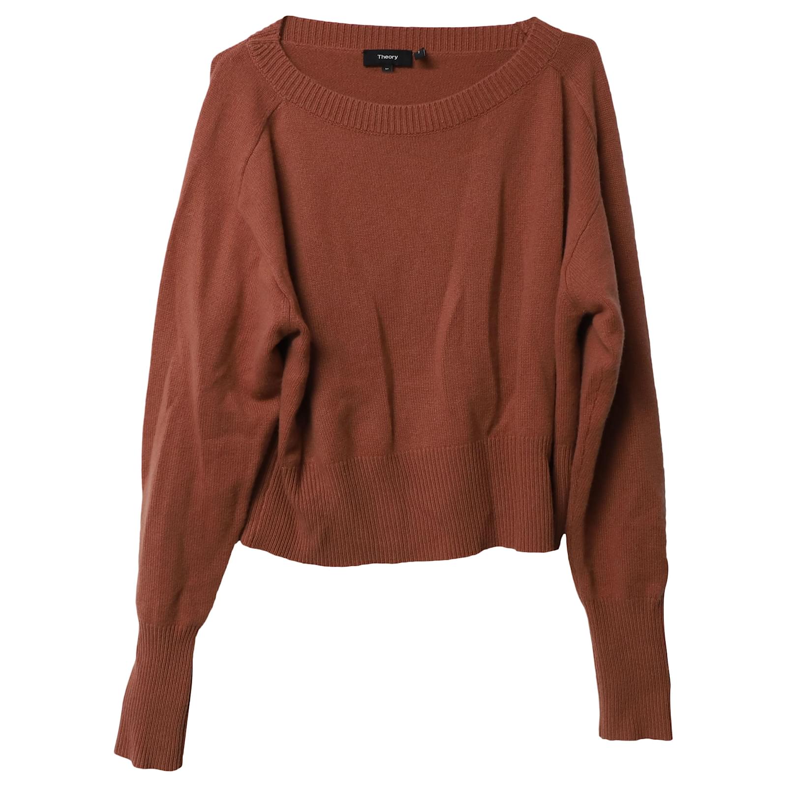 Theory Knit Sweater in Rust Cashmere Beige Wool ref.529193 - Joli Closet