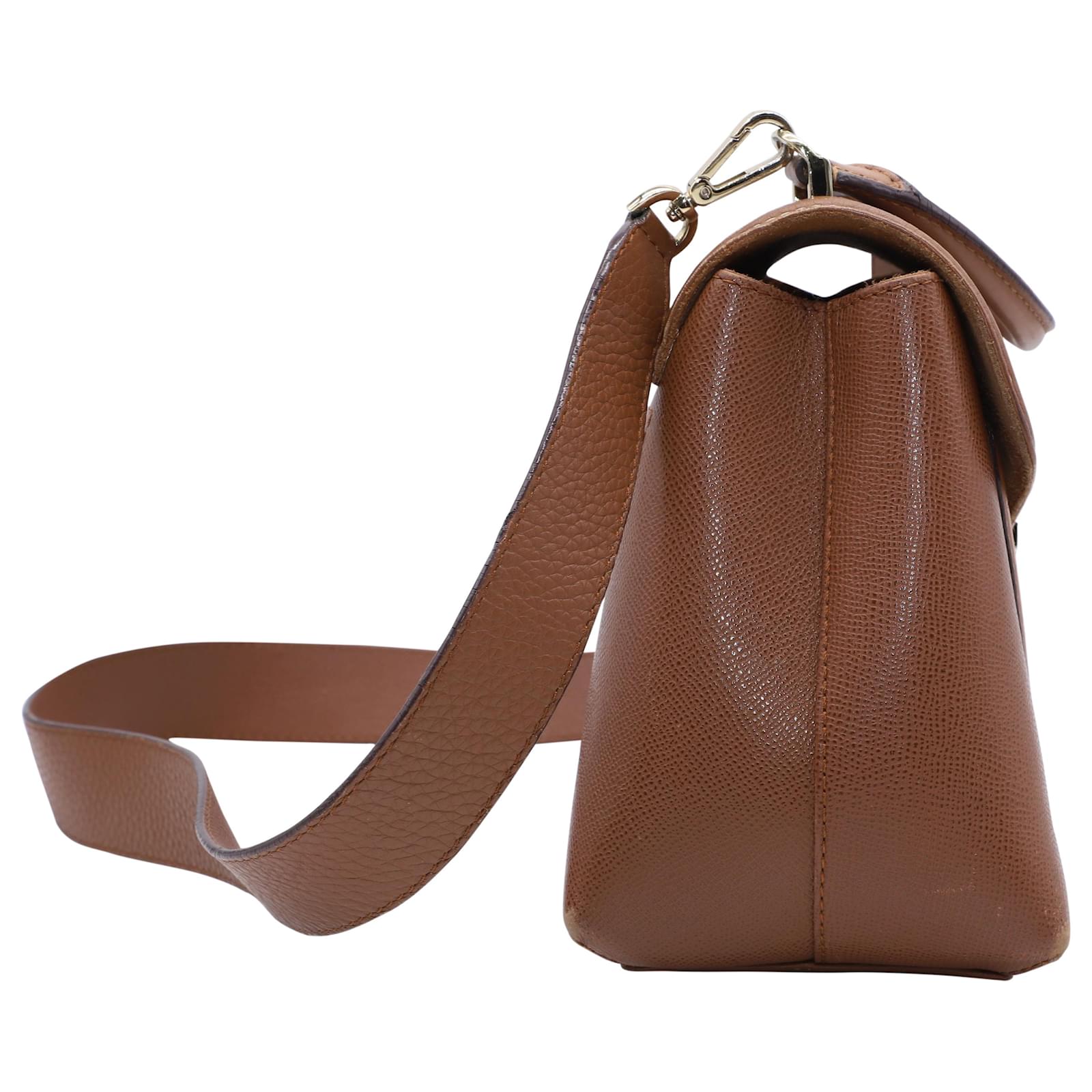 Carolina Herrera CHCH Logo Crossbody Bag in Brown Leather ref.529220 ...