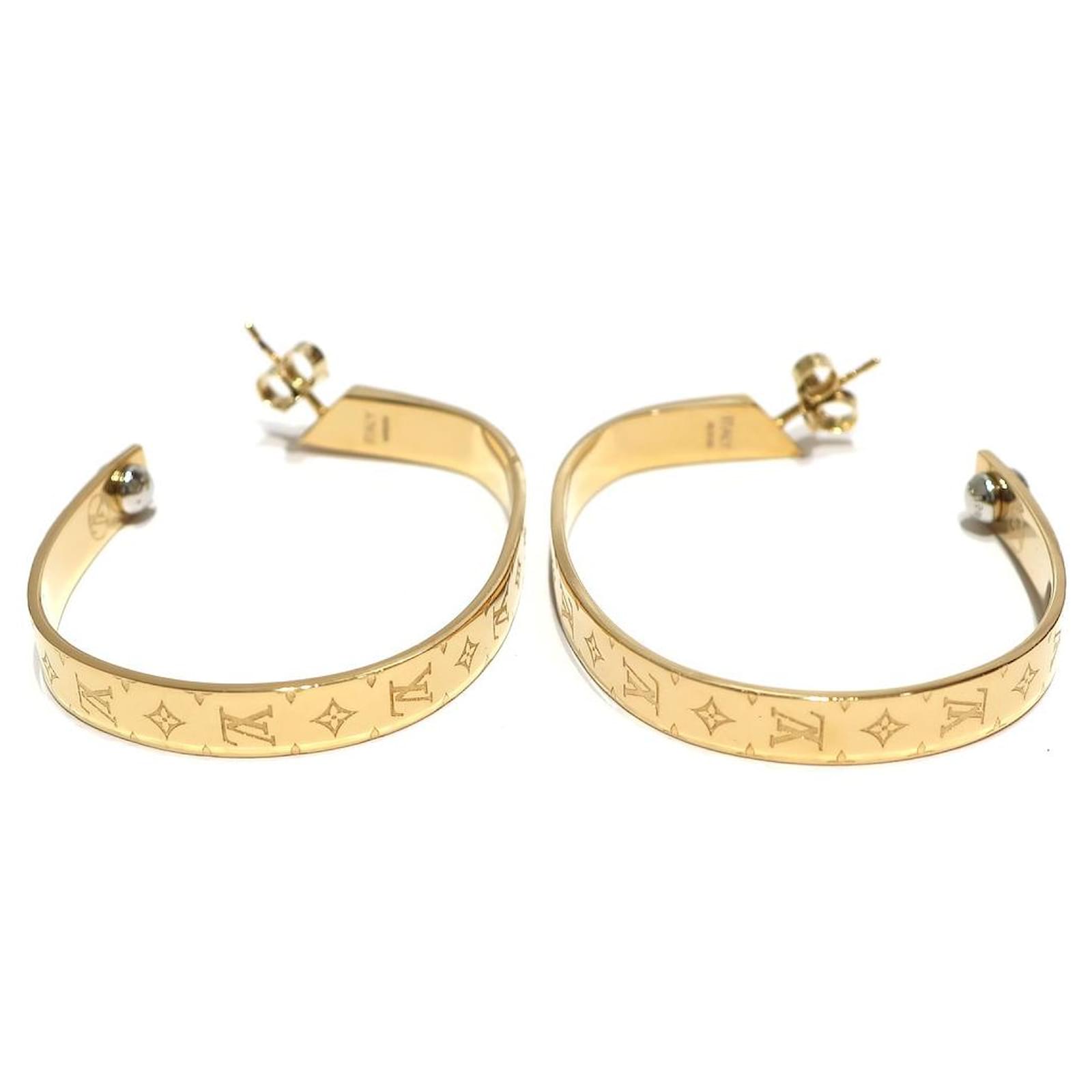 Louis Vuitton Boucles d'oreilles Plaqué or Doré ref.536208 - Joli Closet