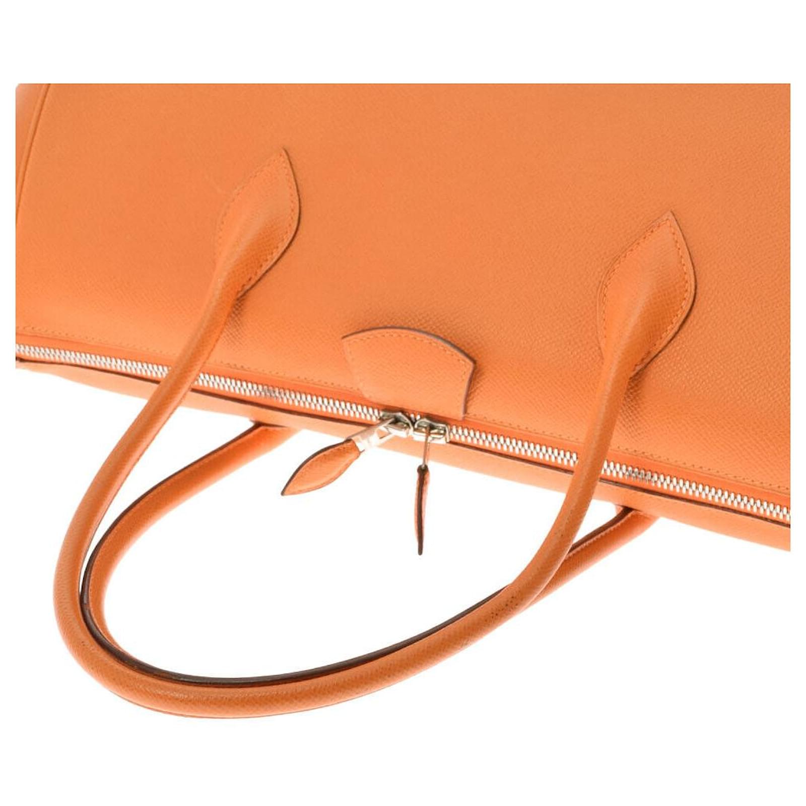 Hermès Paris Bombay Orange Leather ref.540636 - Joli Closet