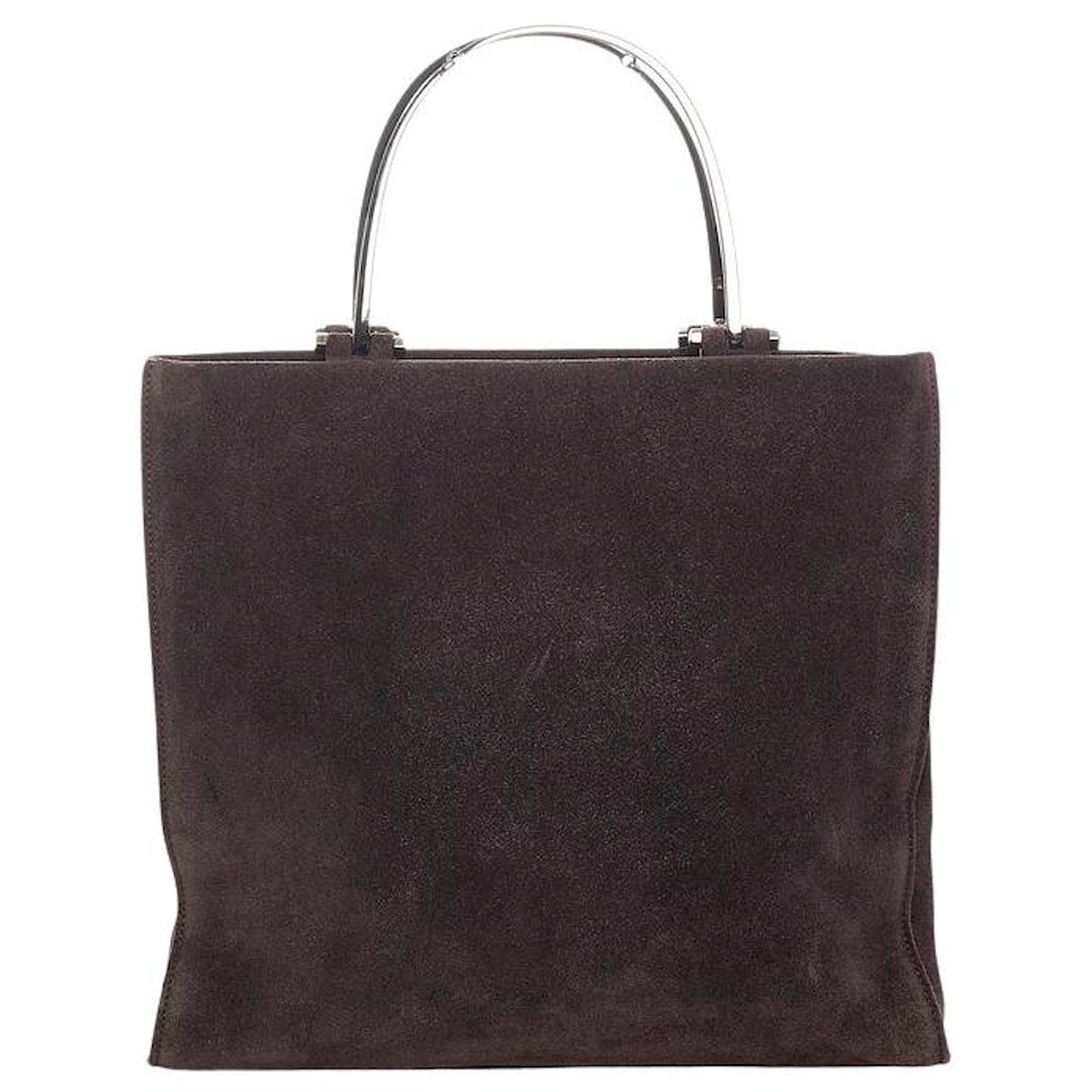 Gucci handbag Brown Suede ref.540659 - Joli Closet