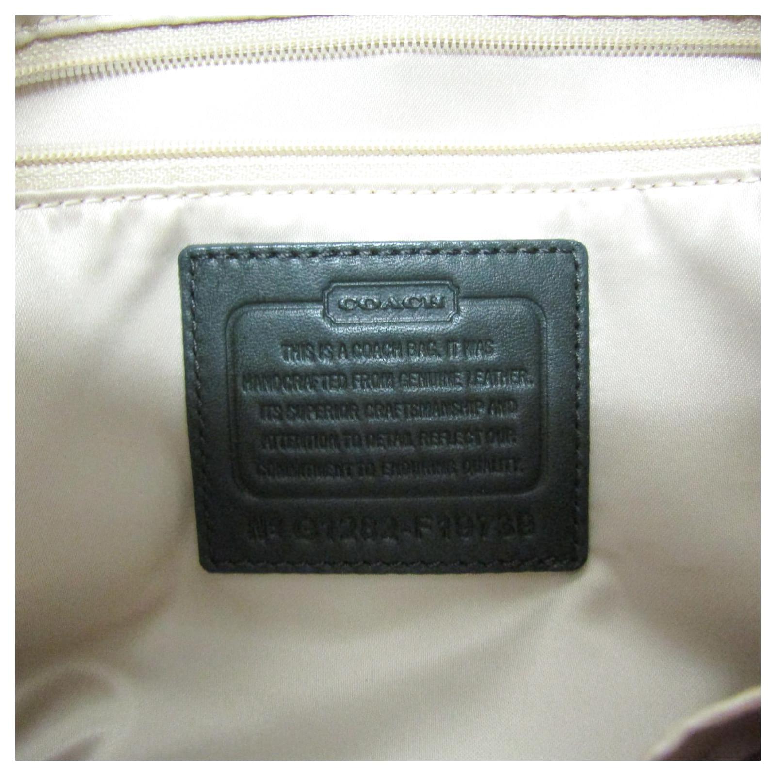 Coach Shopper bag Green Leather ref.544835 - Joli Closet