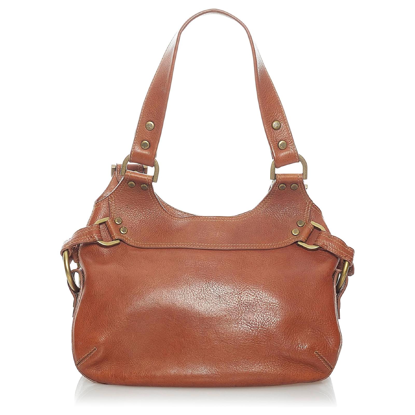 Mulberry Sac à main en cuir marron mûrier Veau façon poulain ref.545053 ...