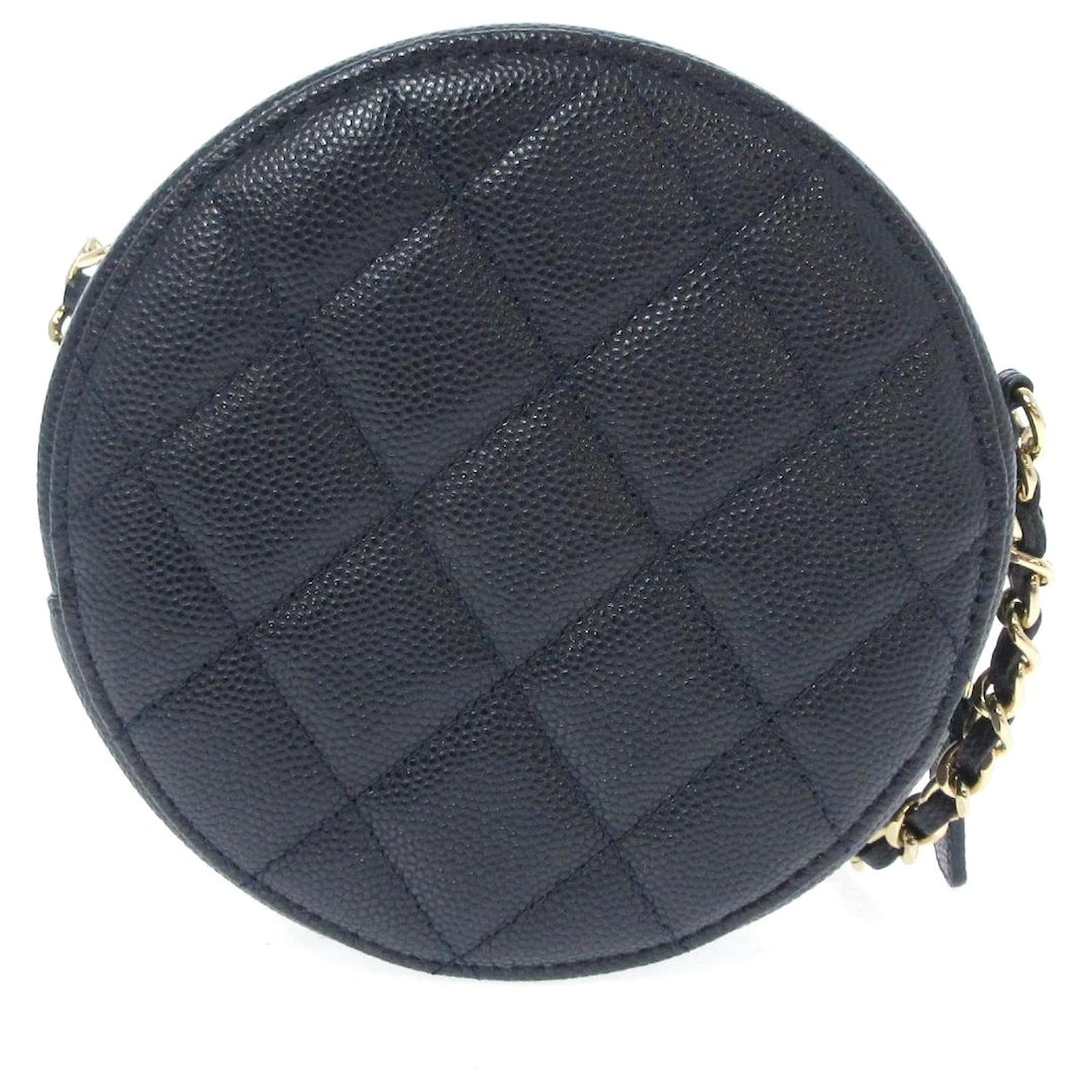 Chanel Matrasse Navy blue Leather ref.546434 - Joli Closet