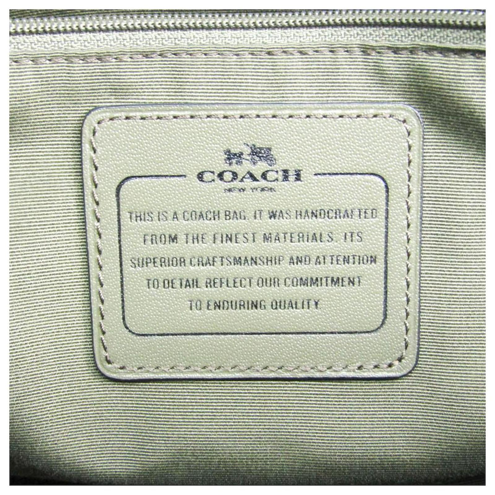 Coach Swagger Green Leather ref.546719 - Joli Closet