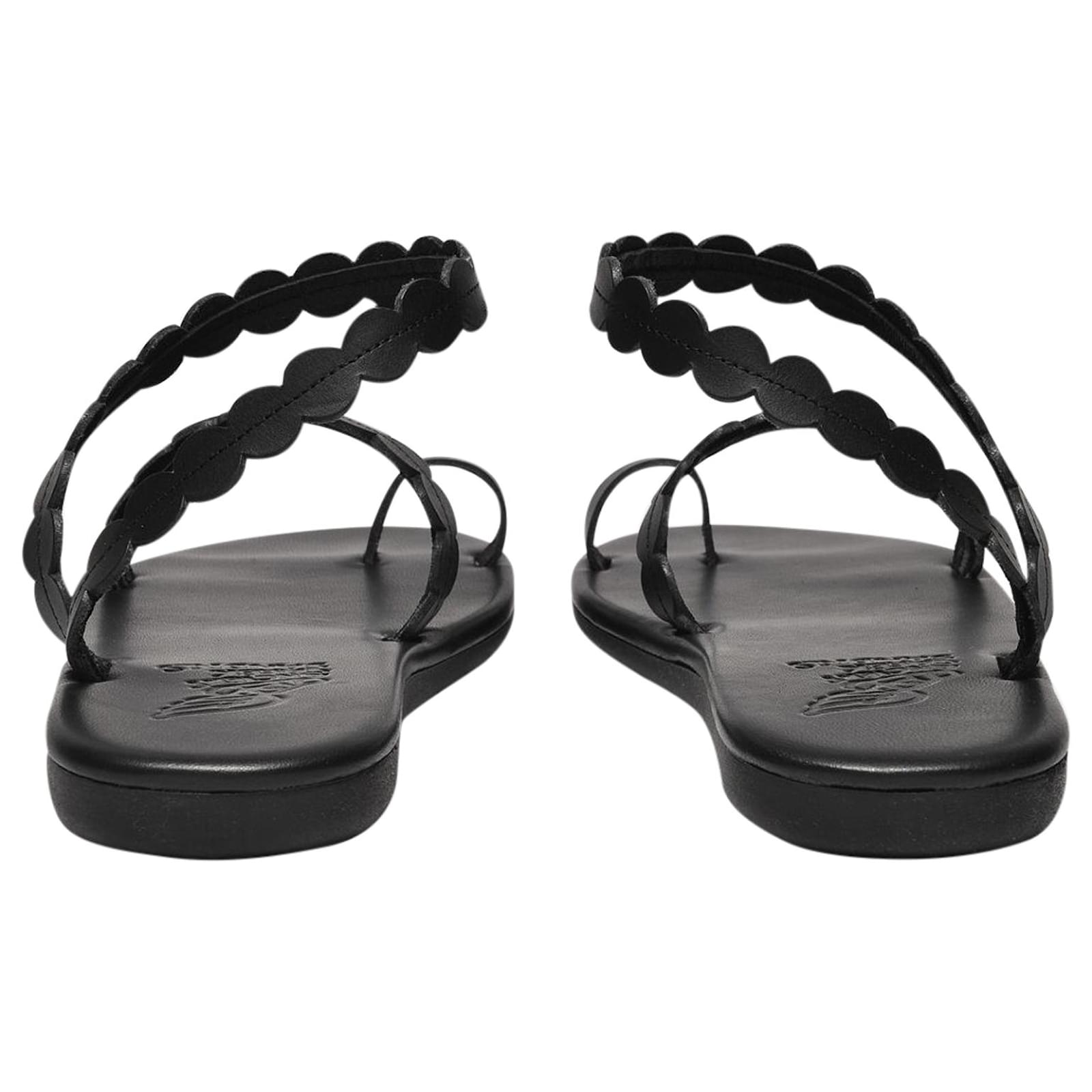 Ancient Greek Sandals Aura Sandals in Black Leather ref.548728 - Joli ...