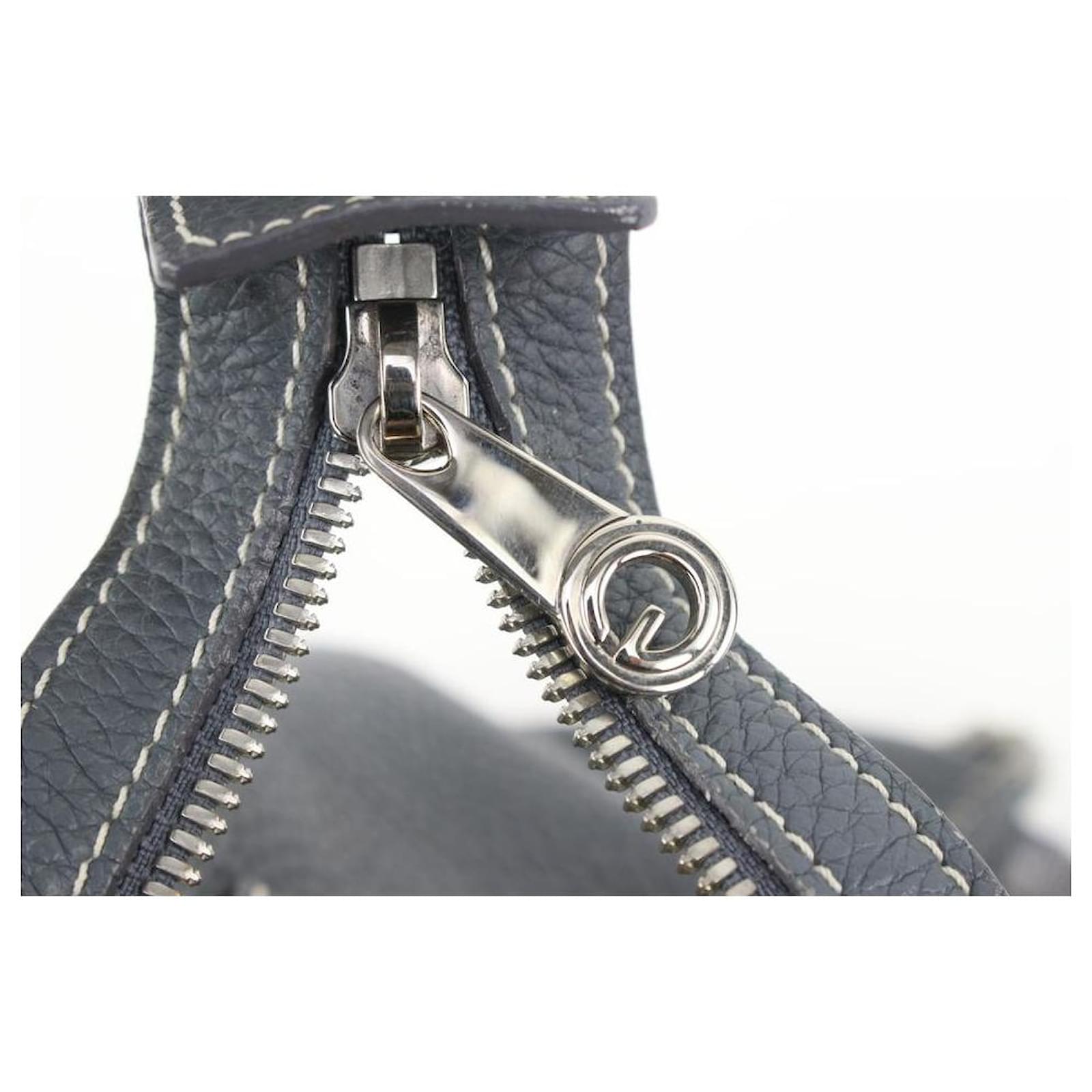 Goyard Grey Sac Hardy PM Dog Carrier Pet Bag with Pouch Leather ref ...