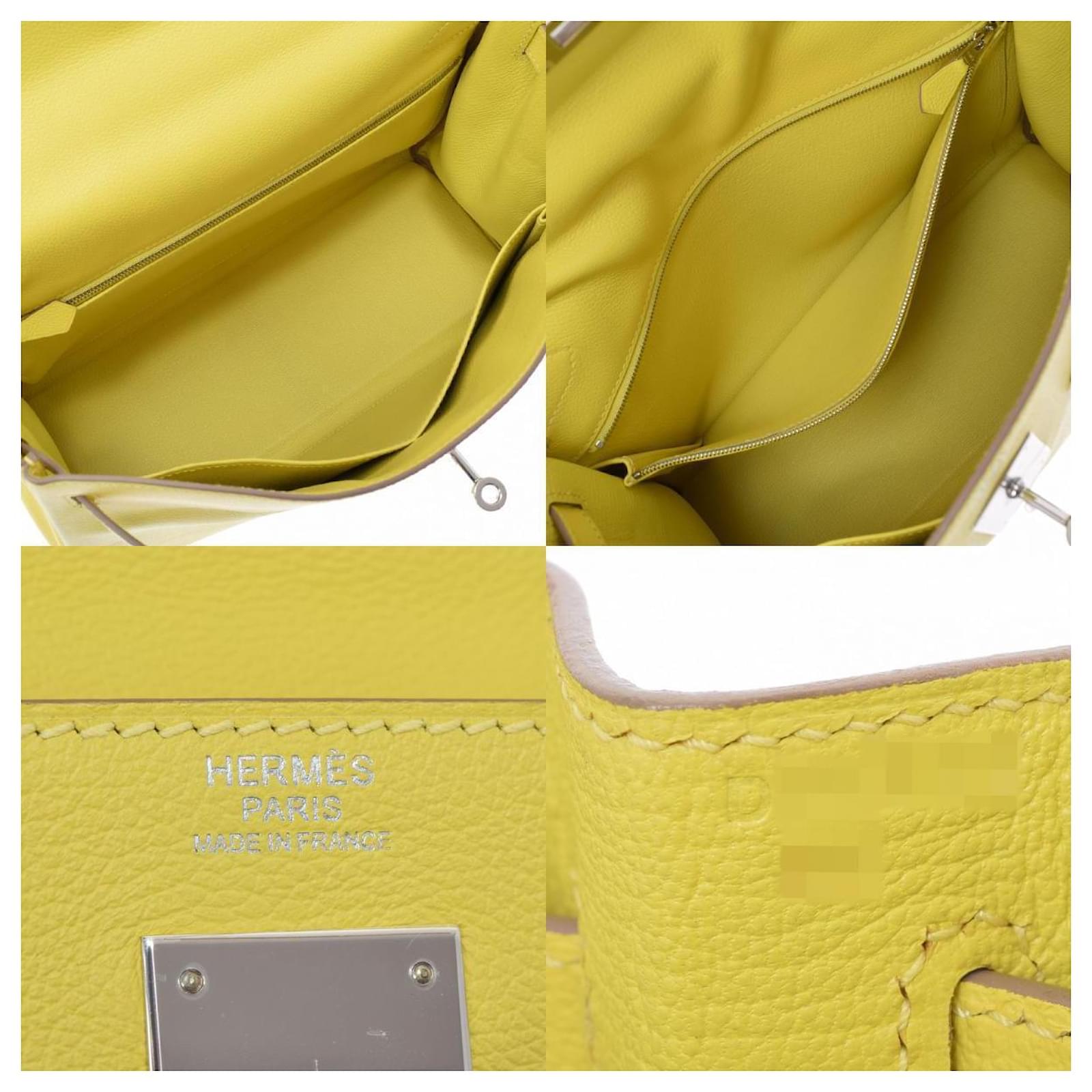 Hermès Kelly Yellow Leather ref.551334 - Joli Closet