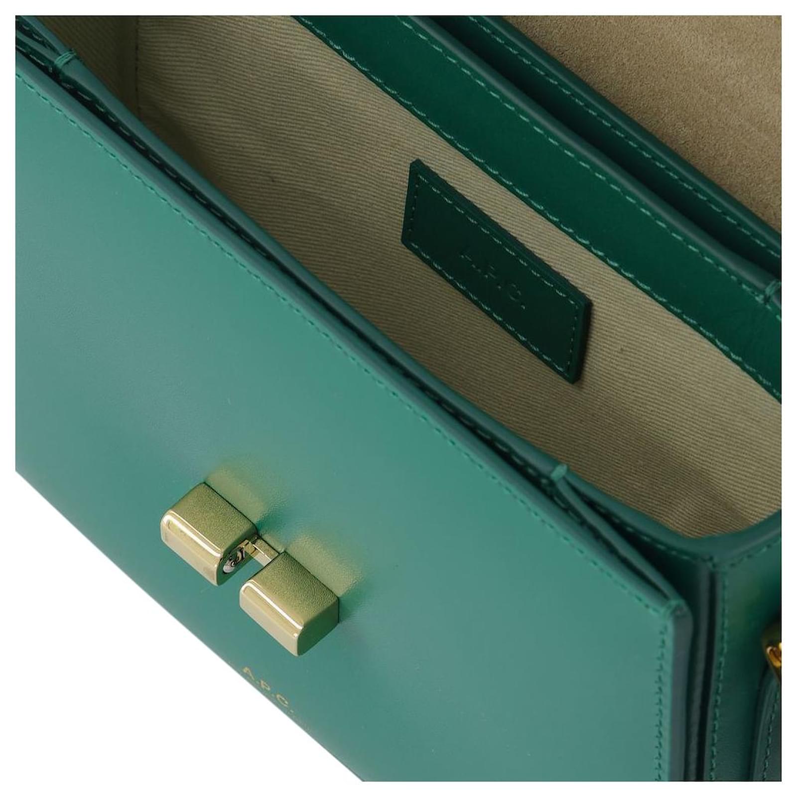 Apc Grace Mini Bag in Green Leather ref.551518 - Joli Closet