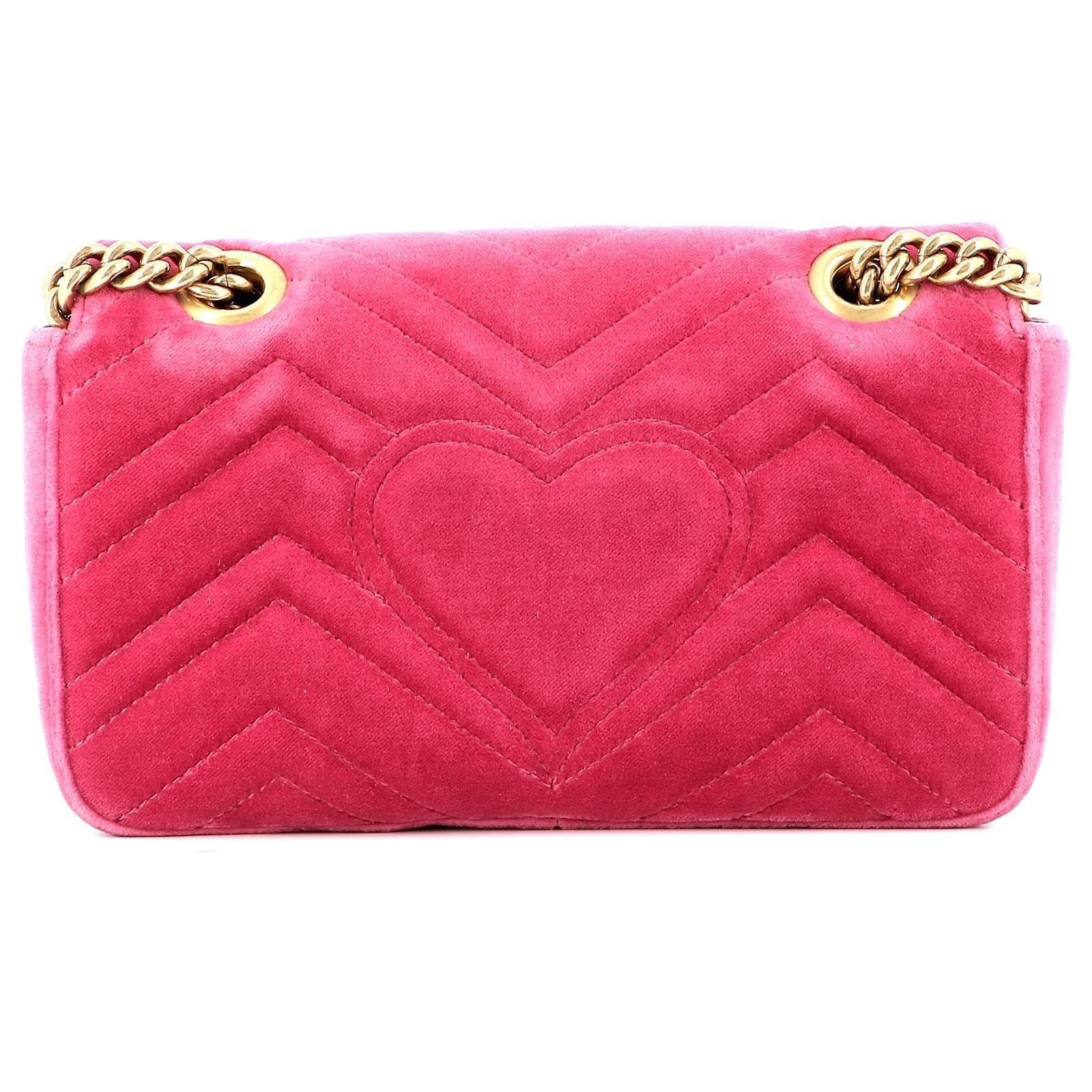 GUCCI MARMONT Pink Velvet ref.552216 - Joli Closet