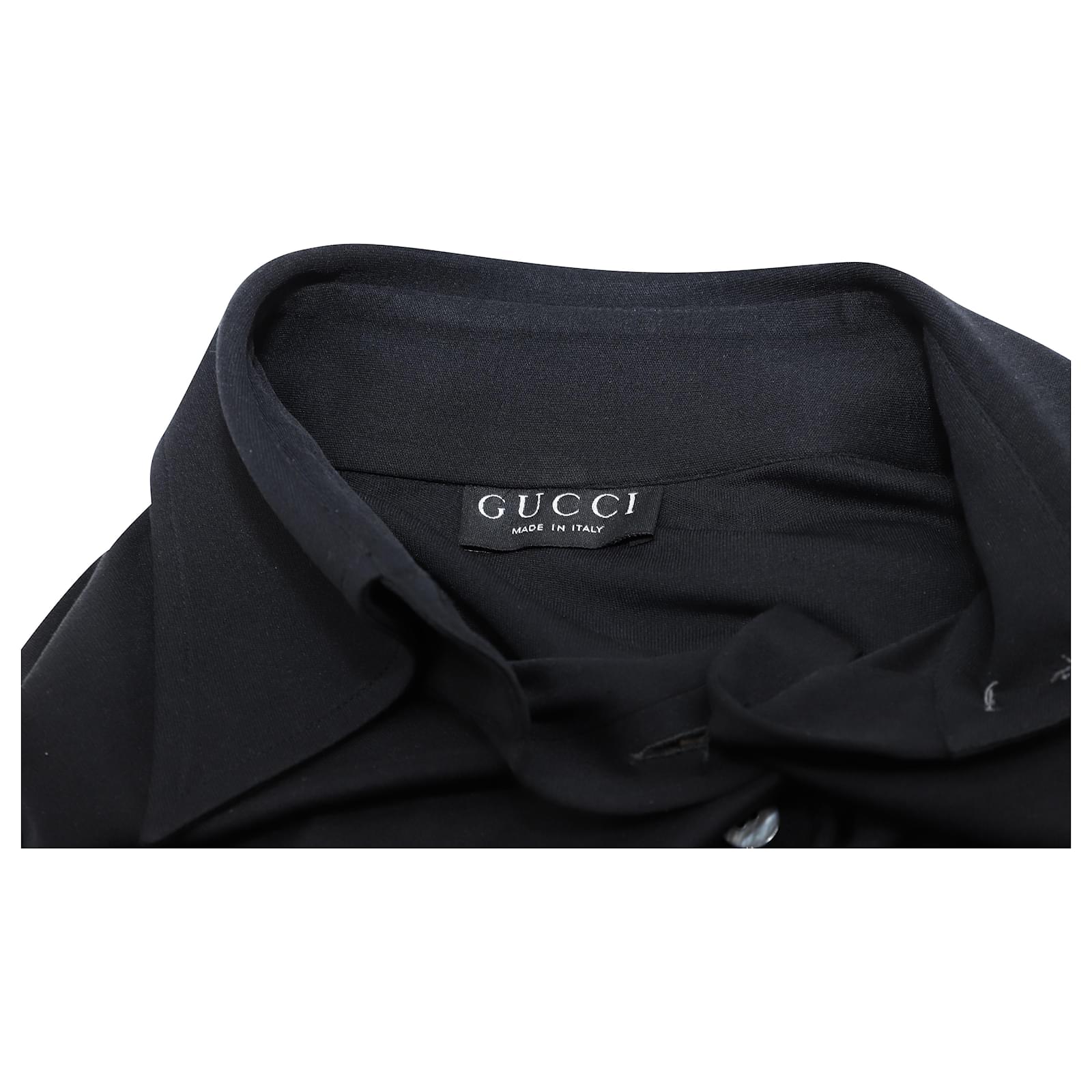 Gucci Button- Up Shirt in Black Silk ref.553751 - Joli Closet