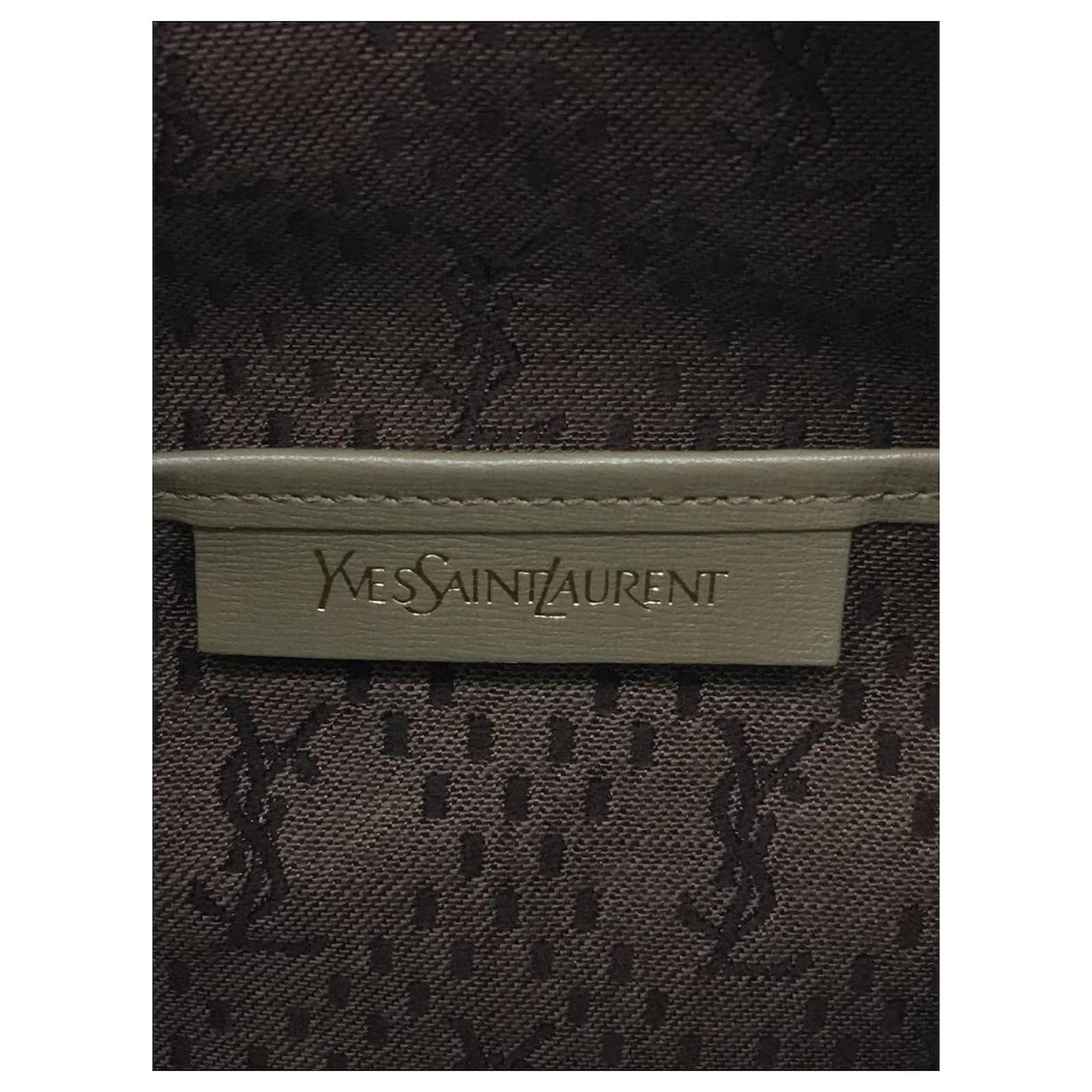 [Occasion] YVES SAINT LAURENT Mini Boston / Sac Boston / Kaki / Anse ...