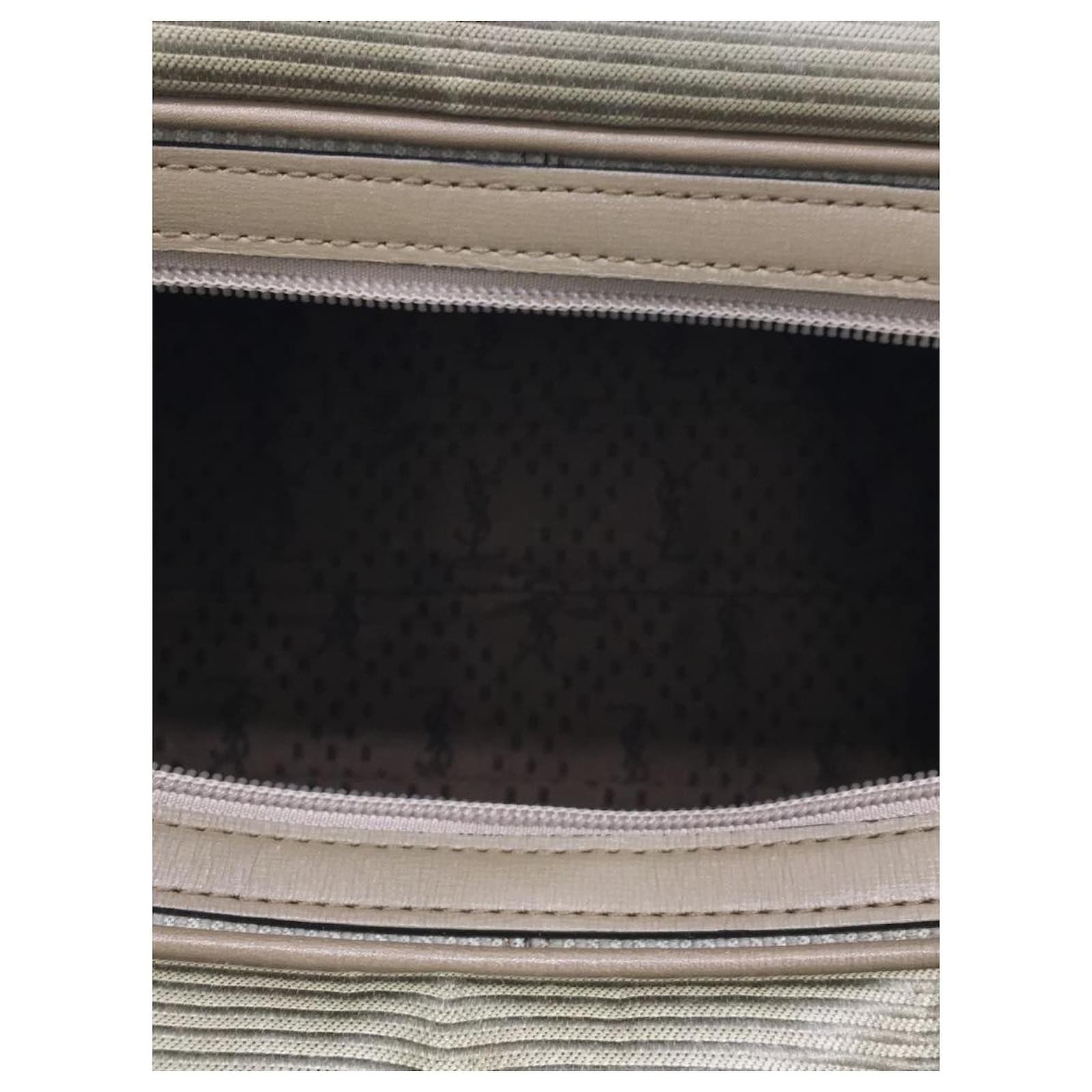 [Occasion] YVES SAINT LAURENT Mini Boston / Sac Boston / Kaki / Anse ...