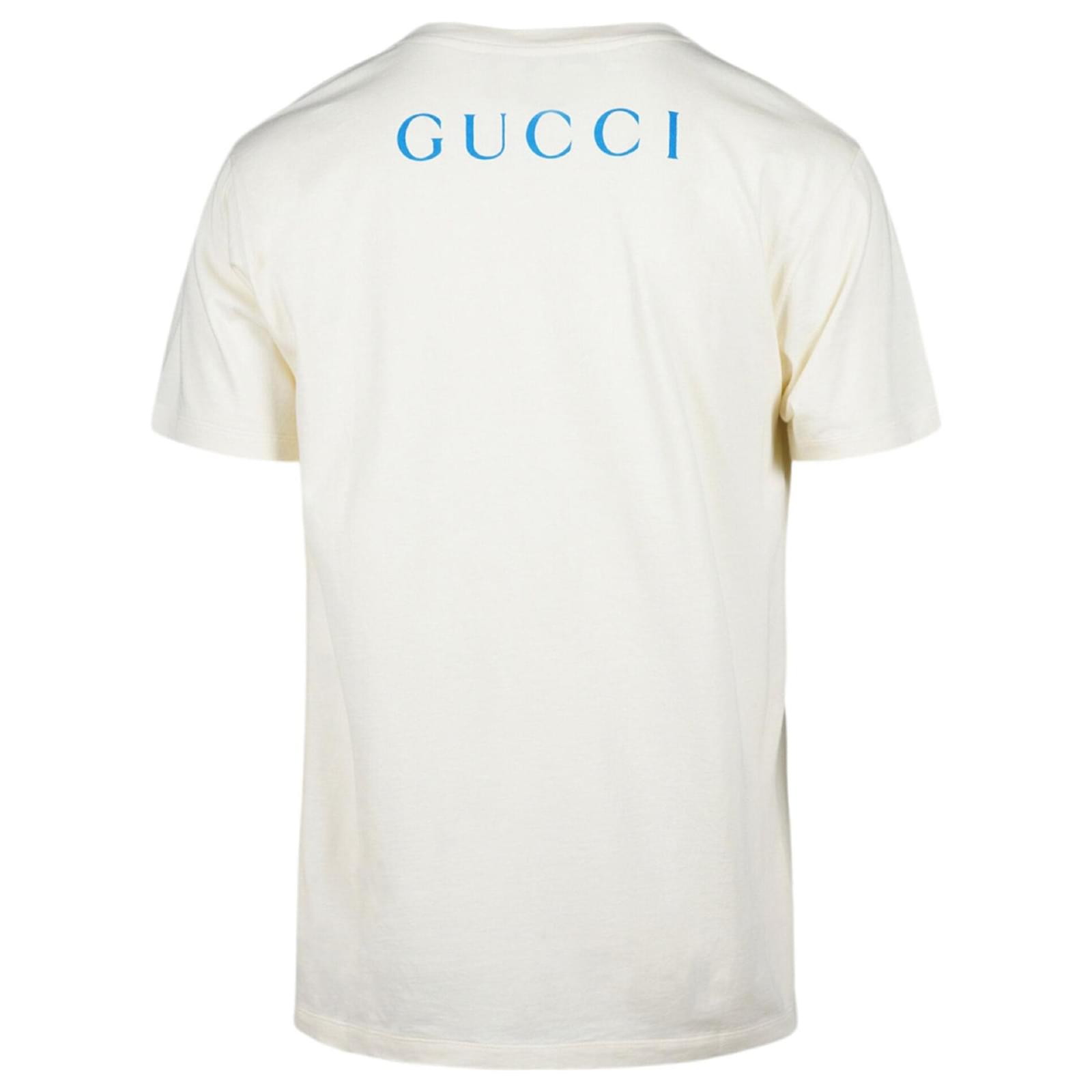 T-shirt Gucci Paramount Coton Multicolore ref.555620 - Joli Closet