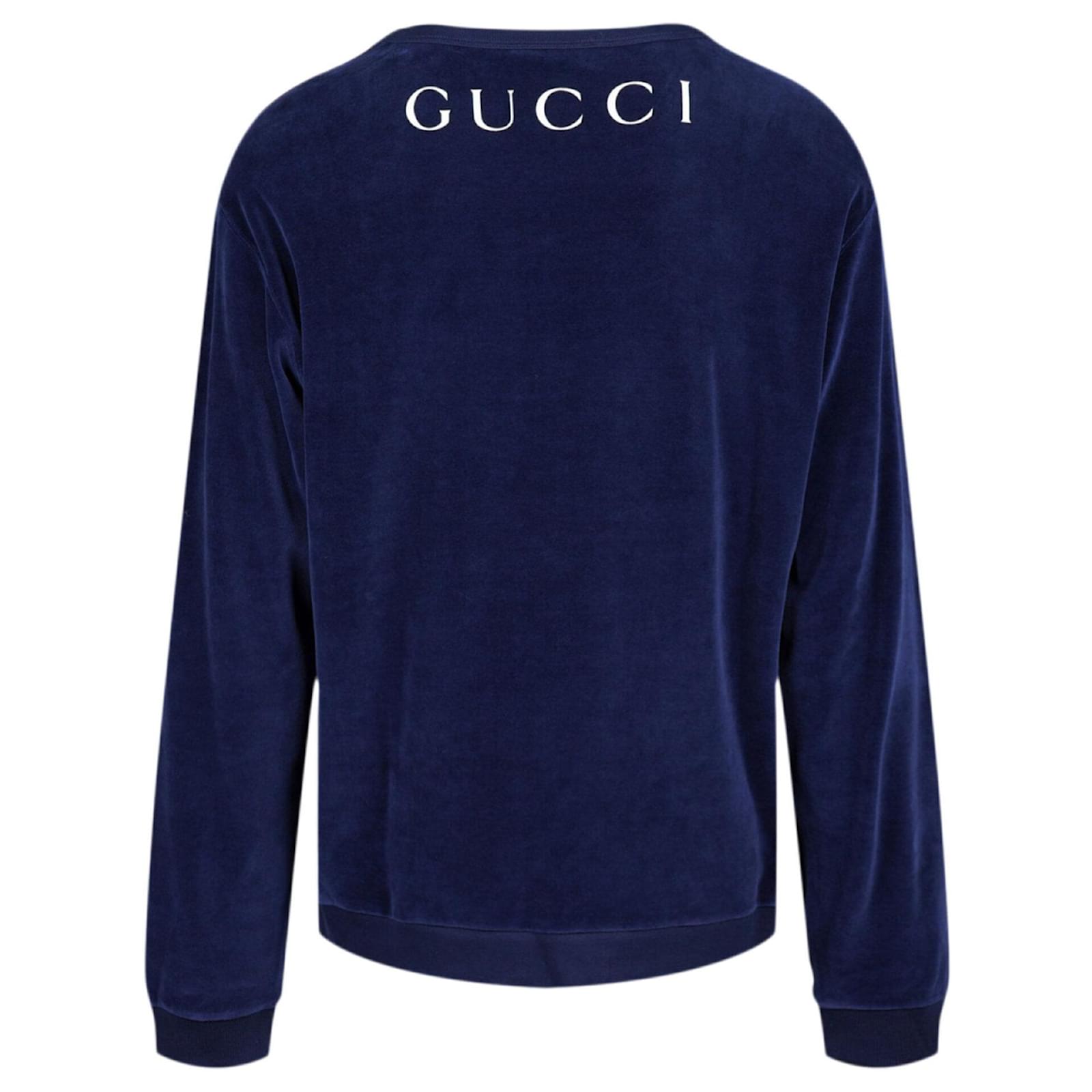 Gucci Paramount Crewneck Blue ref.556198 - Joli Closet
