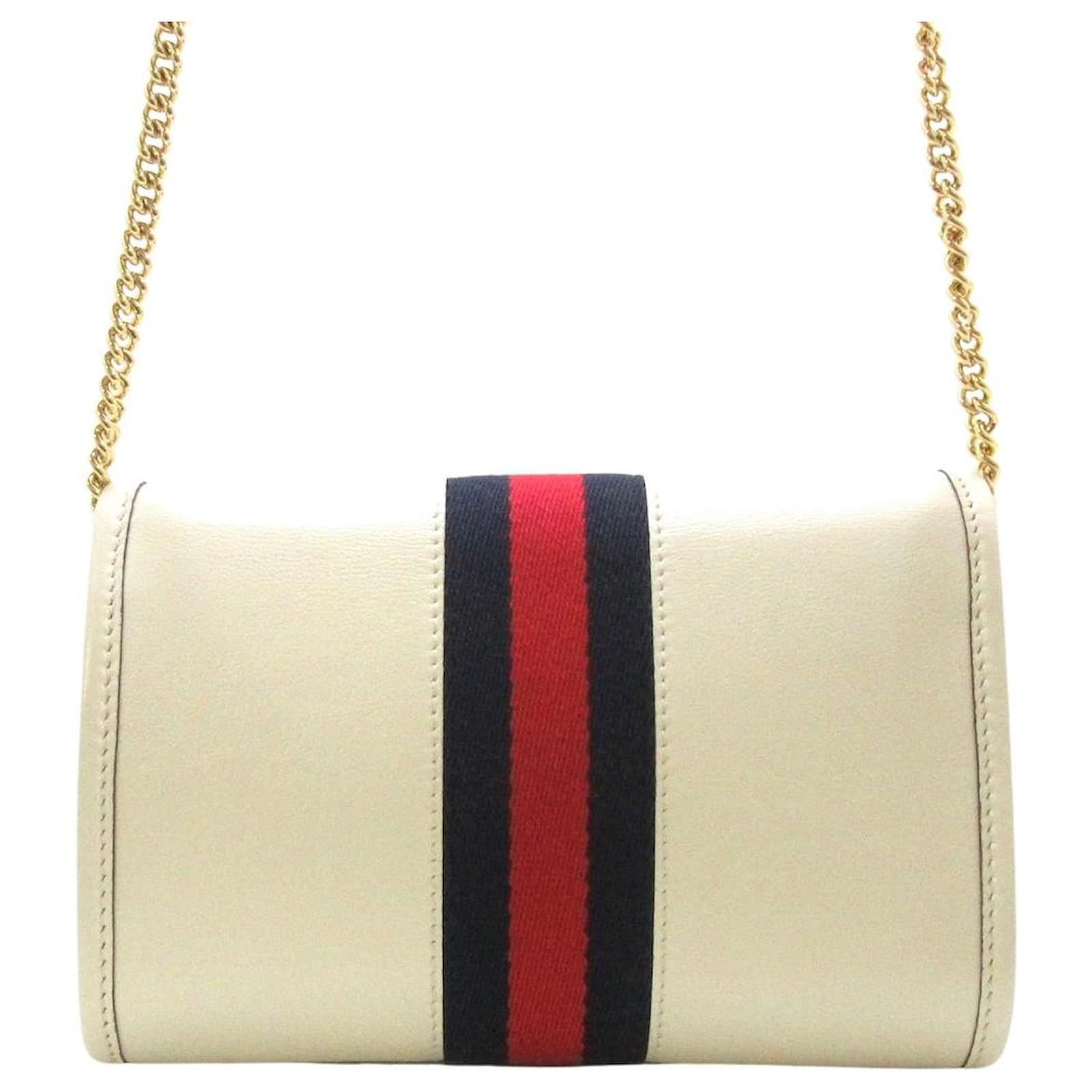 Gucci Rajah White Leather ref.556646 - Joli Closet