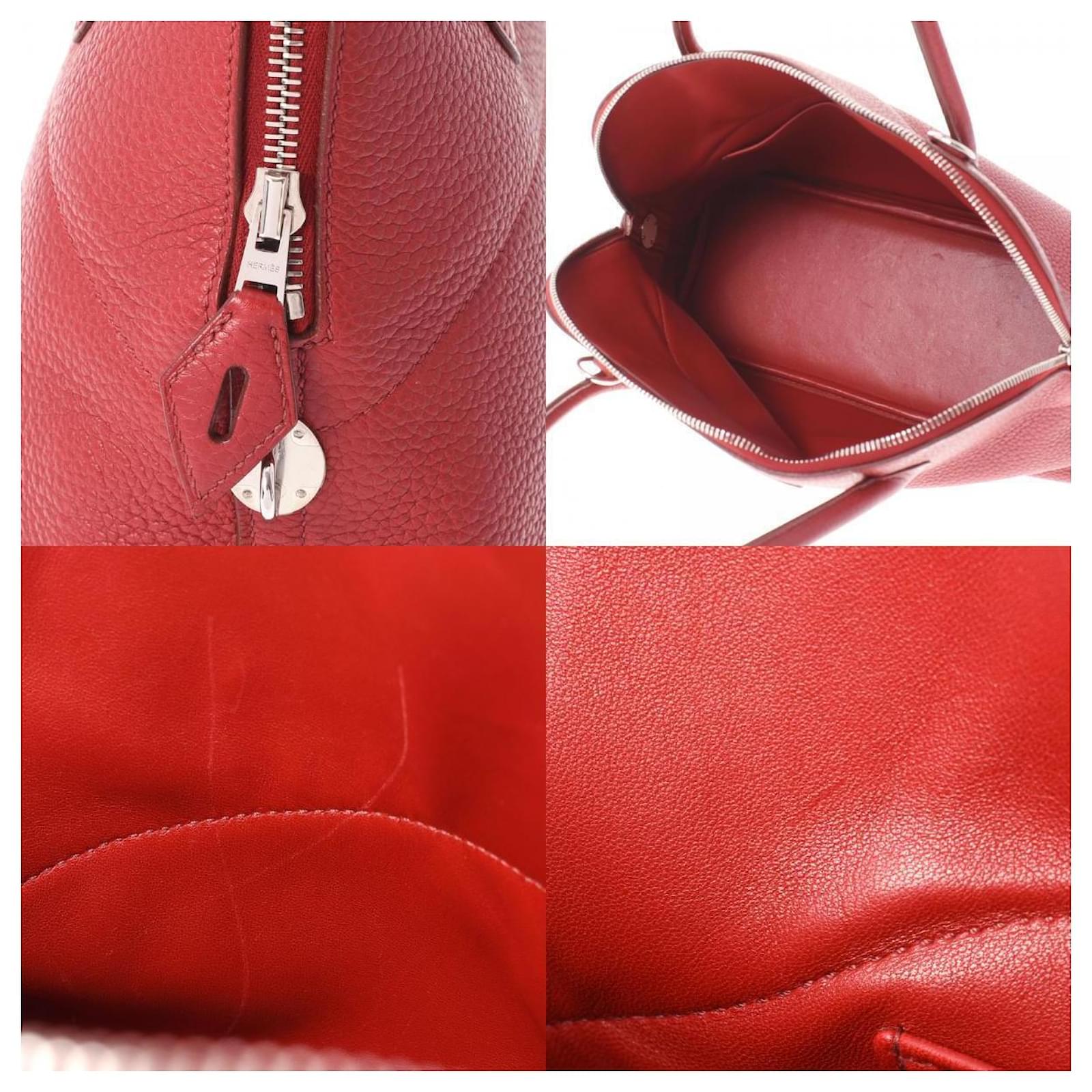 Hermès Hermes Bolide Red Leather ref.557996 - Joli Closet