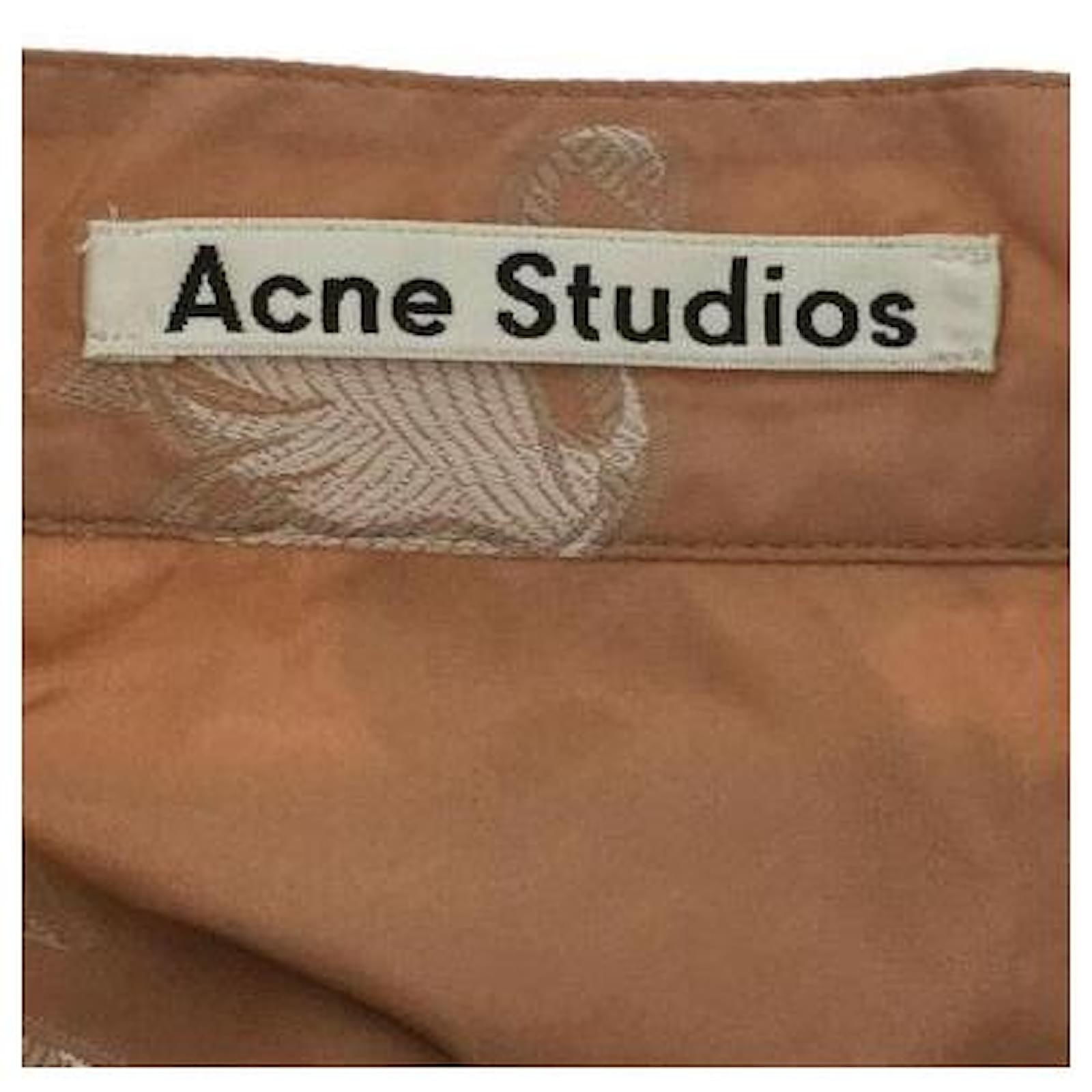 Acne Robes Polyester Beige ref.558109 - Joli Closet