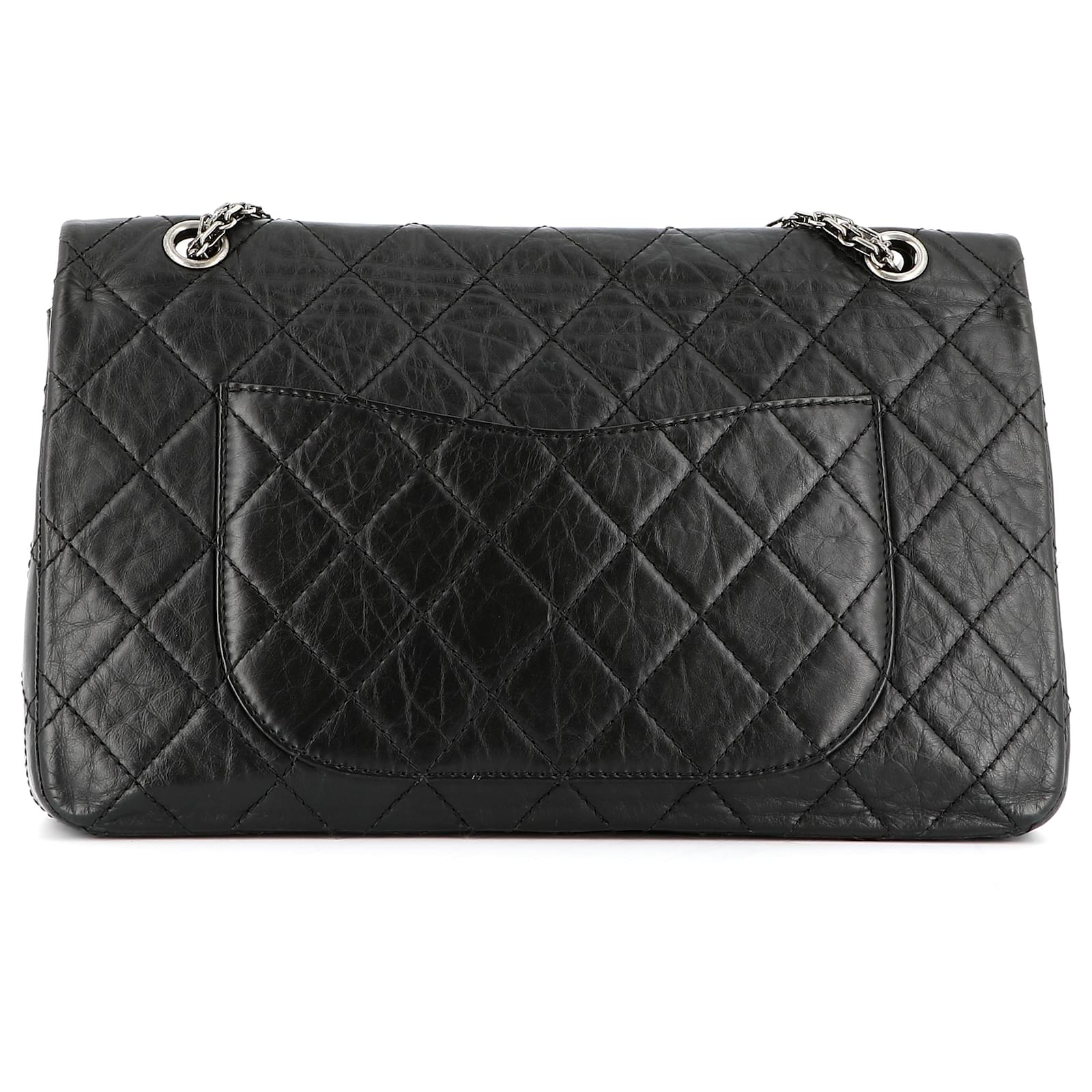 Chanel 2.55 Schwarz Leder ref.558230 - Joli Closet