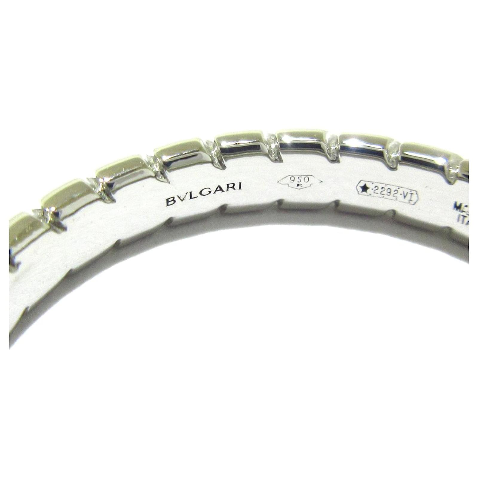 Bulgari BVLGARI Spiga Silvery Platinum ref.559372 - Joli Closet