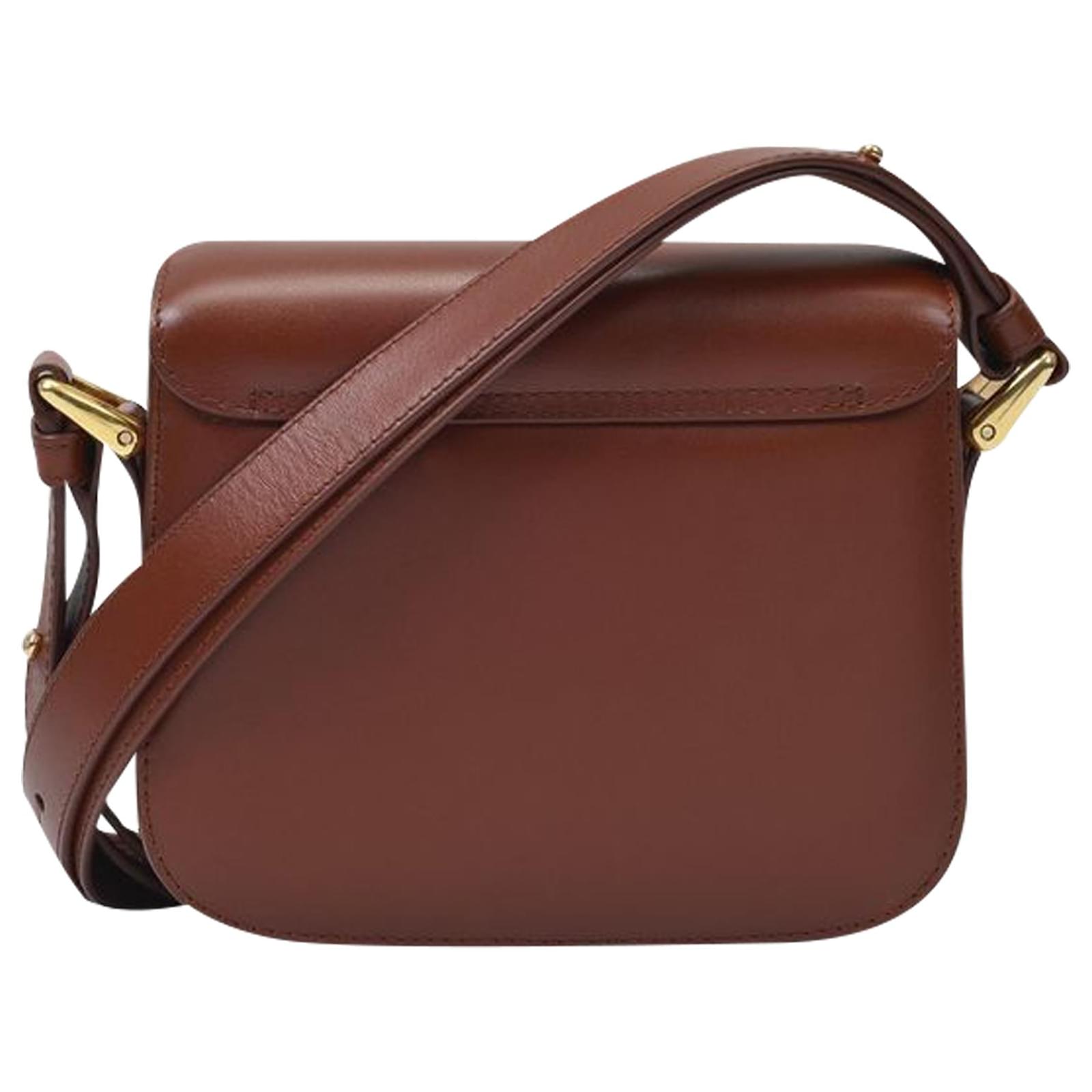 Apc Grace Mini Bag in Hazelnut Smooth Leather Brown ref.559740 - Joli ...