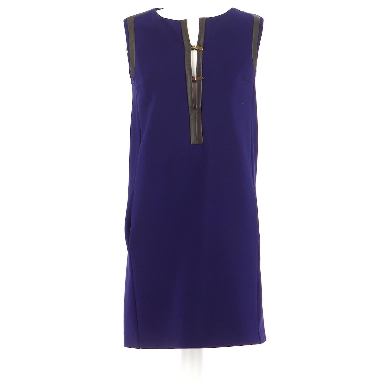 Maje Robe Polyester Bleu Marine ref.561067 - Joli Closet