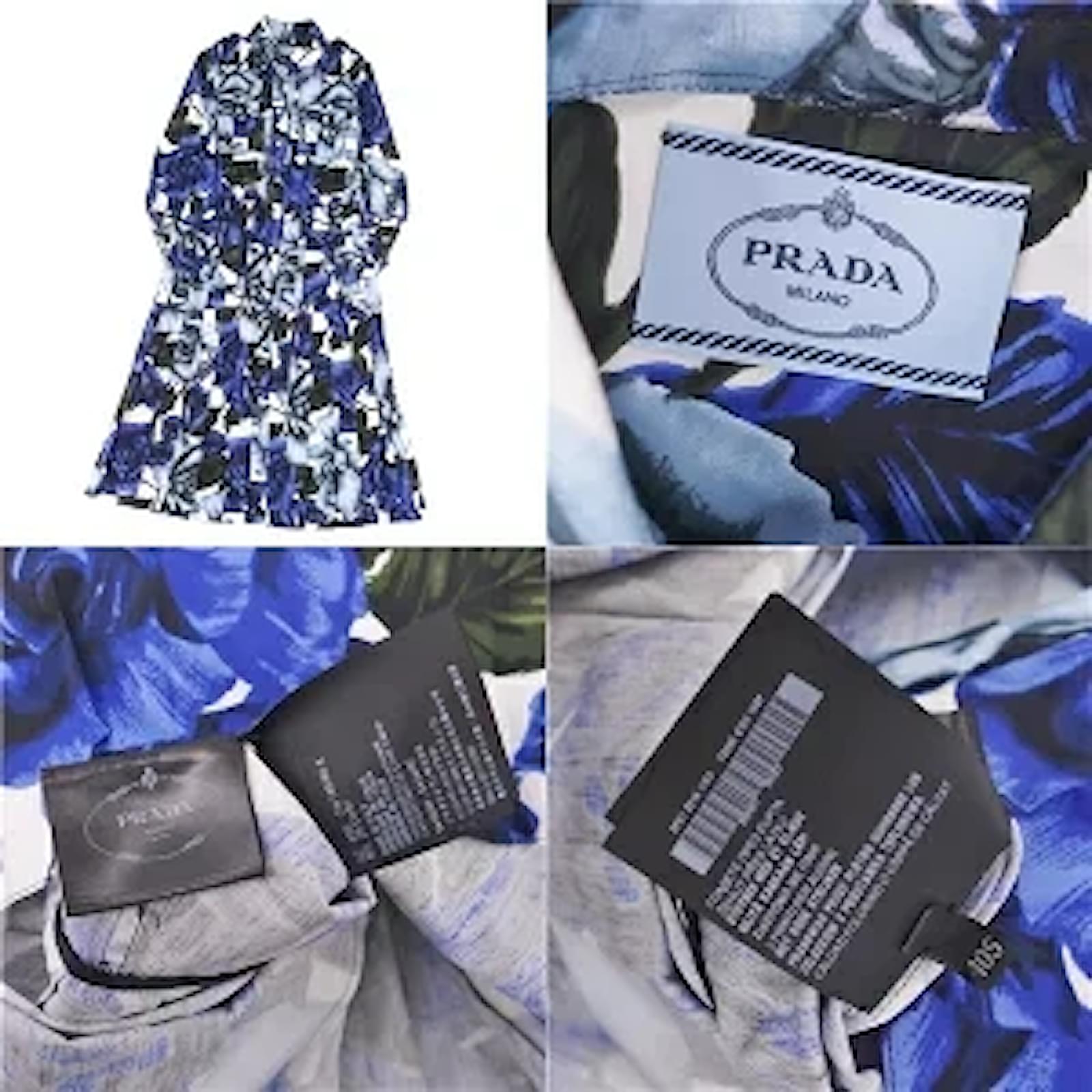 Prada Robes Coton Multicolore ref.562718 - Joli Closet