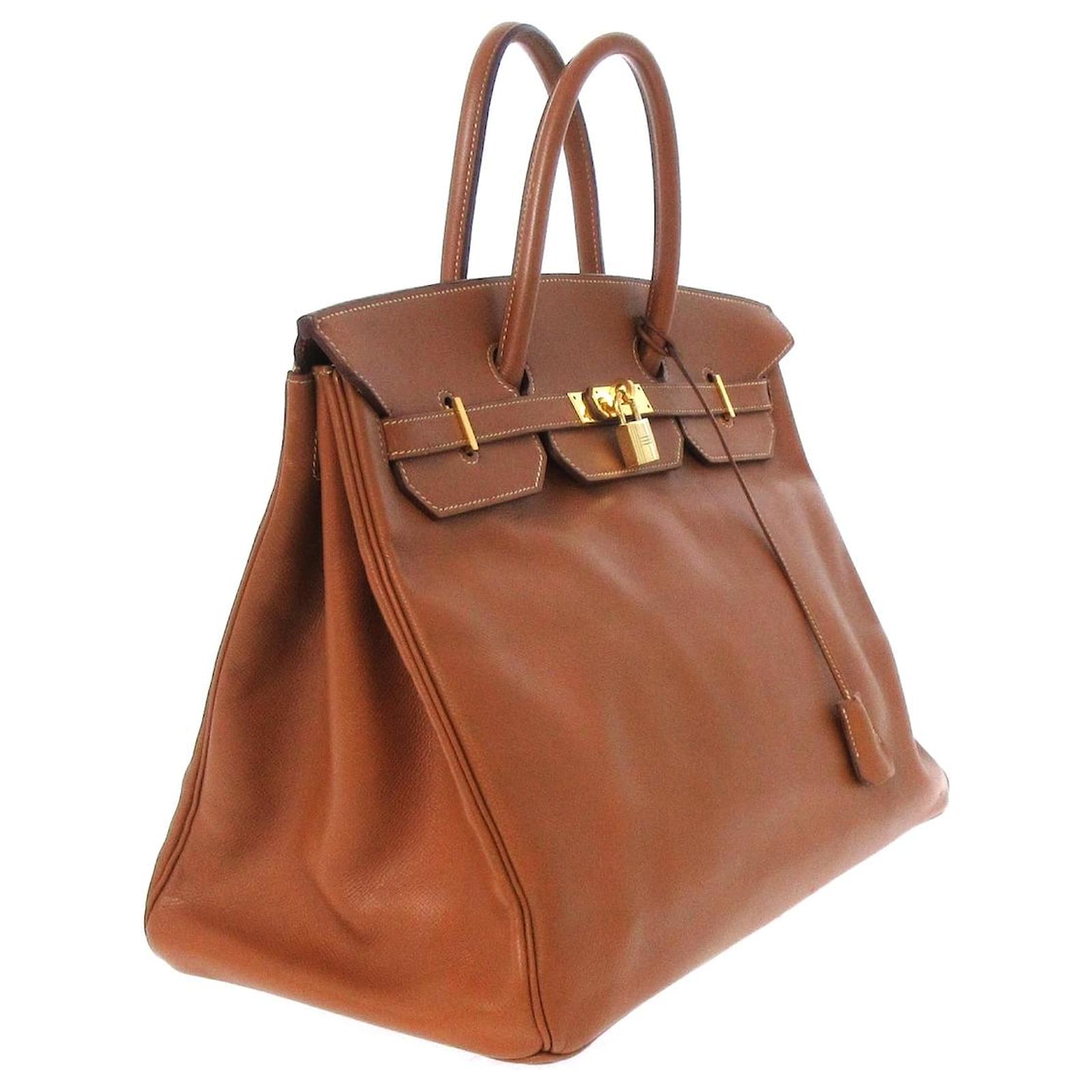 Hermès HERMES BIRKIN 40 Brown Leather ref.563290 - Joli Closet