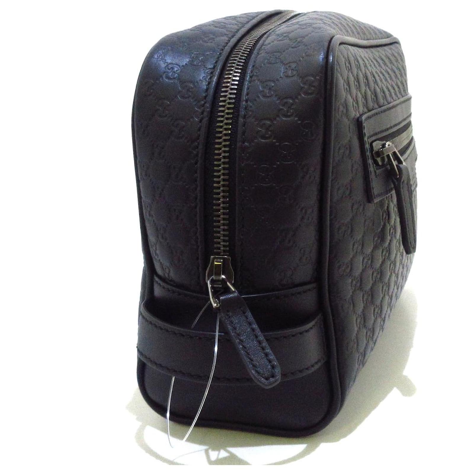 Gucci Guccissima Black Leather ref.566021 - Joli Closet