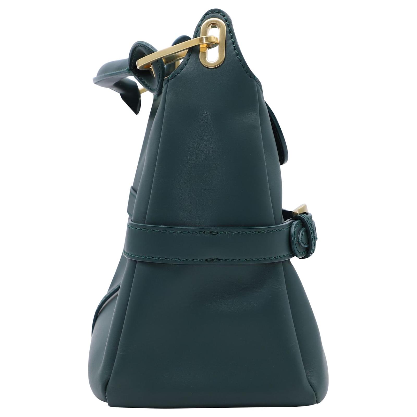 Jimmy Choo Tulita Flap Hobo Bag aus grünem Leder ref.568610 - Joli Closet