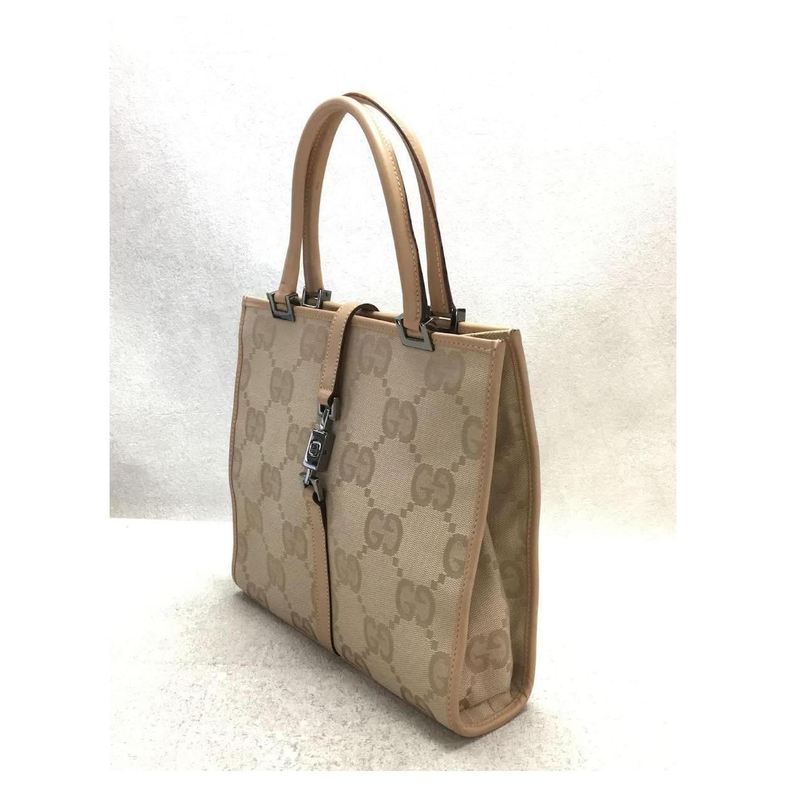 GUCCI Handbag / canvas / BEG Beige ref.572398 - Joli Closet