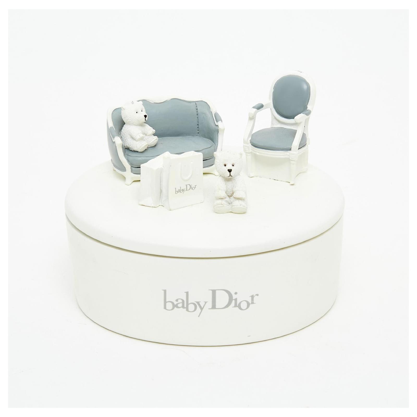 Baby Dior DIOR BEAR MUSIC BOX White ref.576228 - Joli Closet
