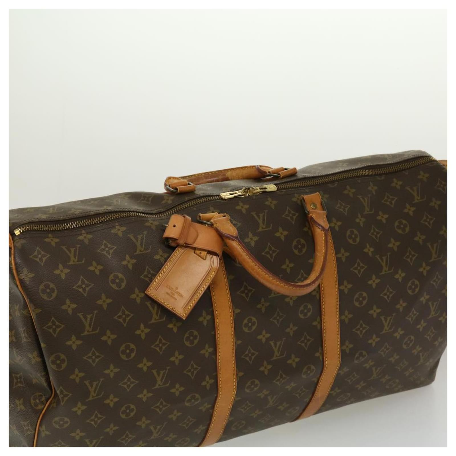 Louis Vuitton Keepall 60 Brown Cloth ref.577327 - Joli Closet