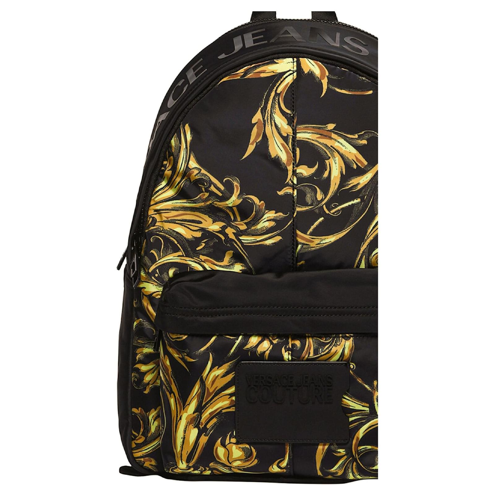 Autre Marque Versace Jeans Couture Baroque Print Nylon Backpack ...