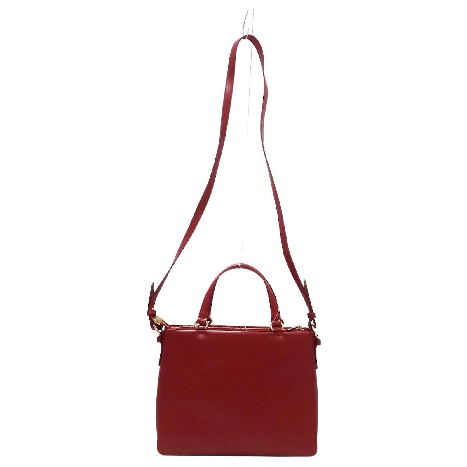 Salvatore Ferragamo Tracy Red Leather ref.587423 - Joli Closet