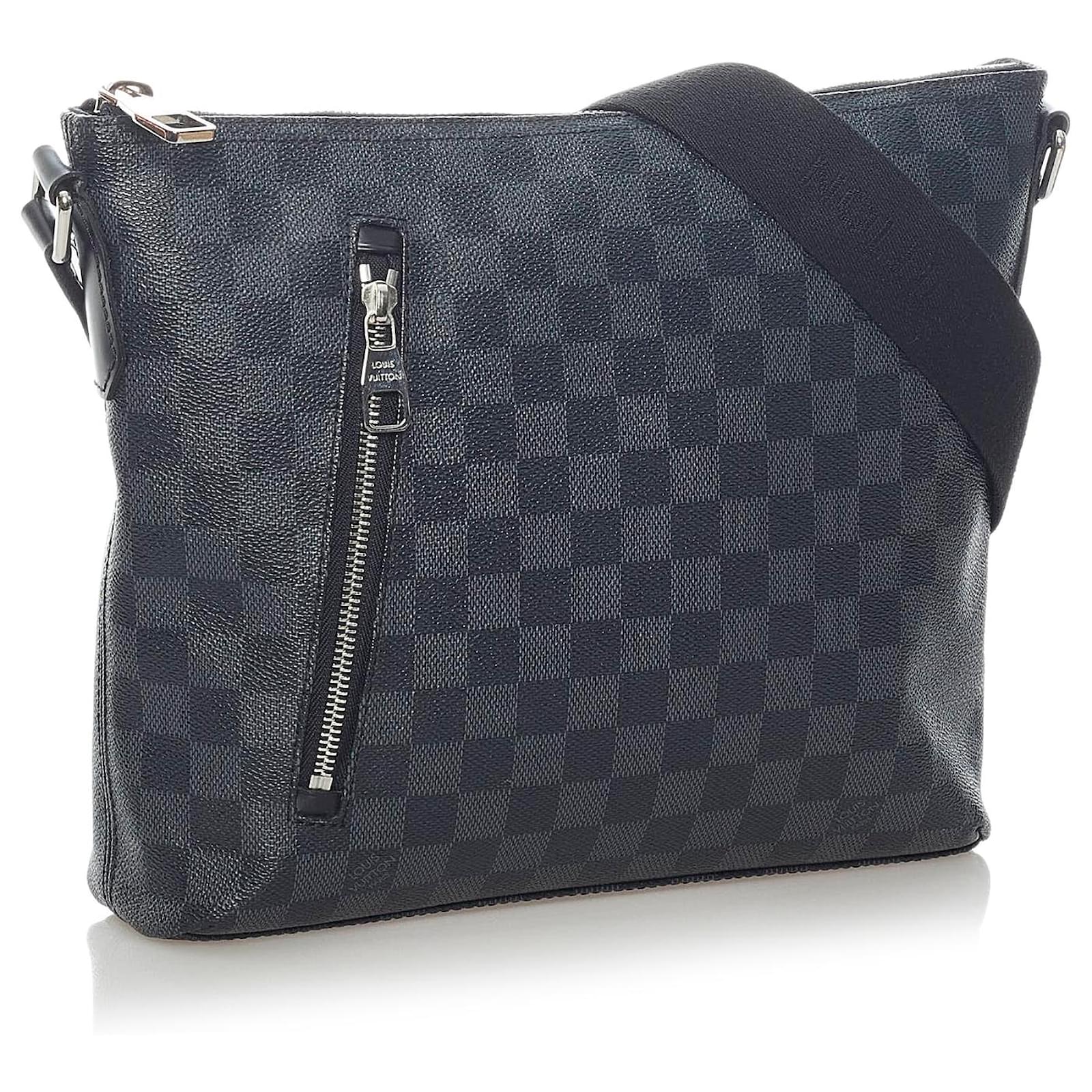 Louis Vuitton Black Damier Graphite Mick PM Grey Cloth ref.588179 ...