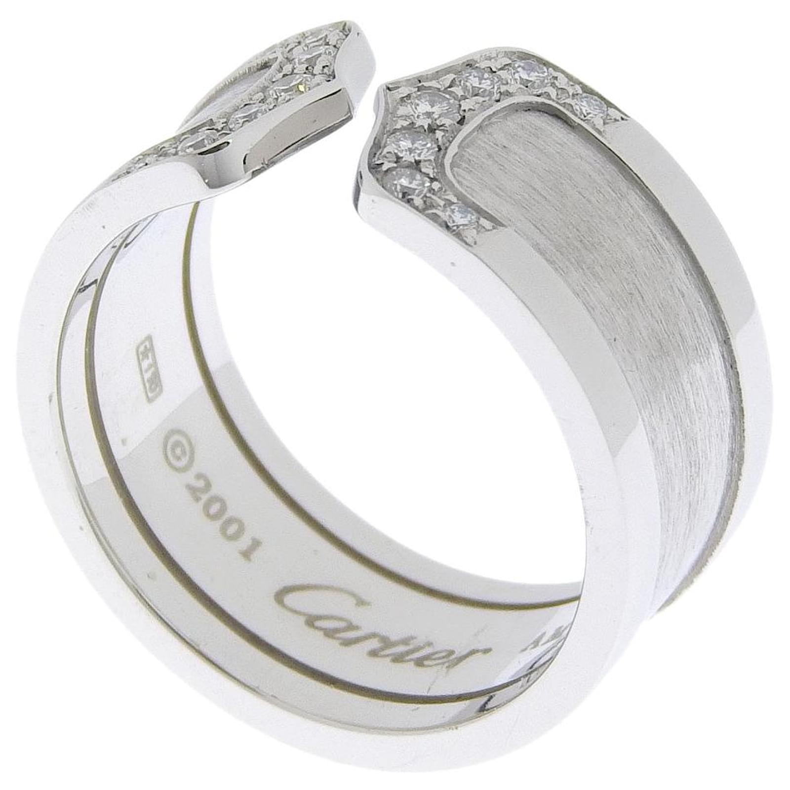 cartier 2C C2 Or blanc ref.589503 - Joli Closet