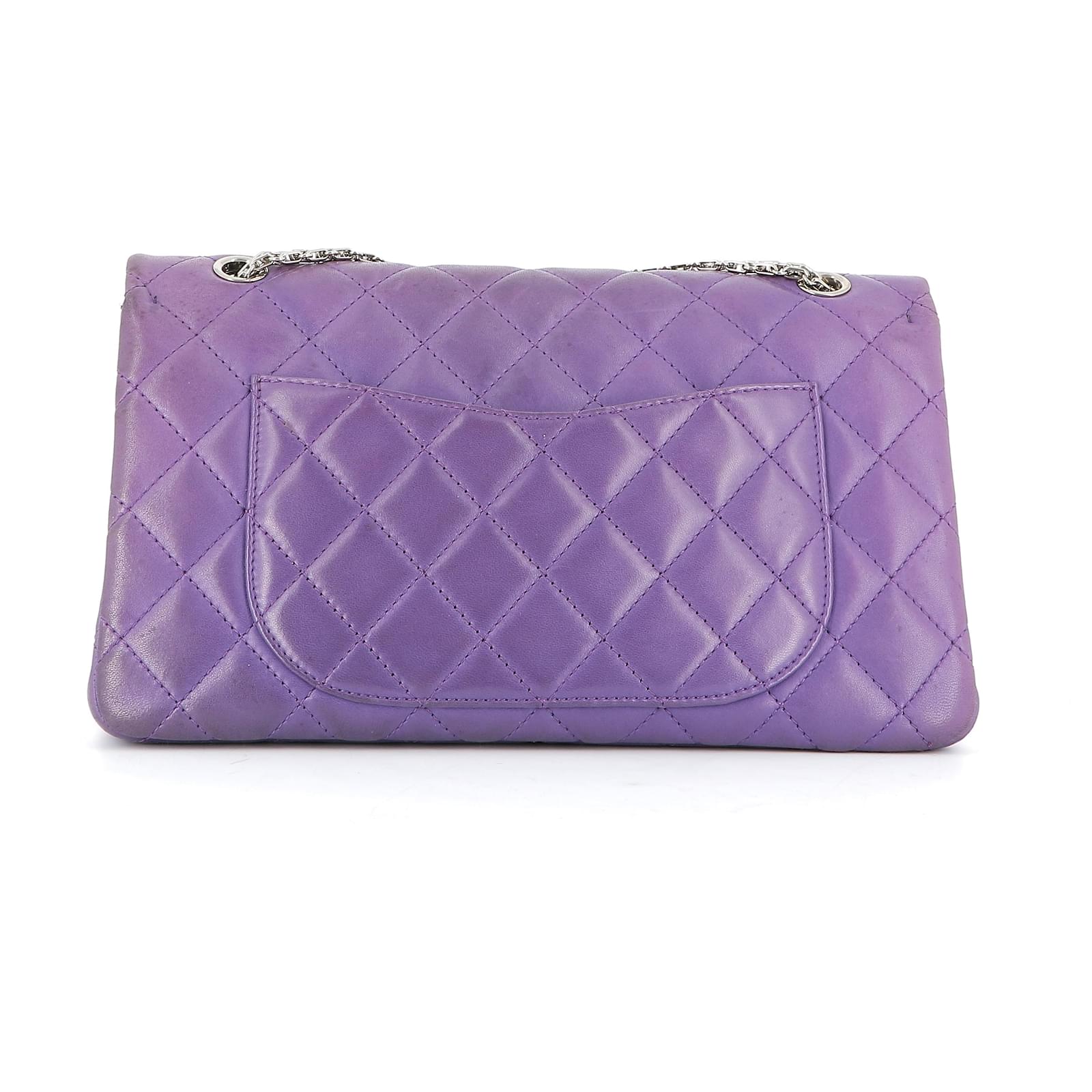 Chanel 2.55 Purple Leather ref.589870 - Joli Closet
