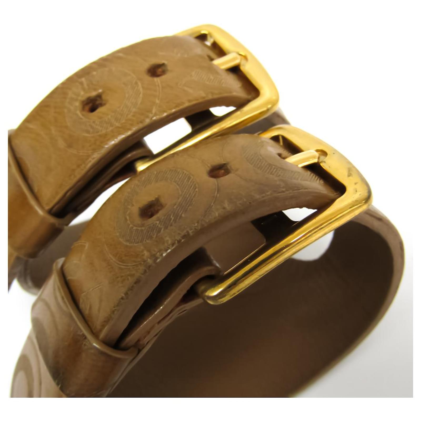 Chanel Cuir Marron ref.590922 - Joli Closet